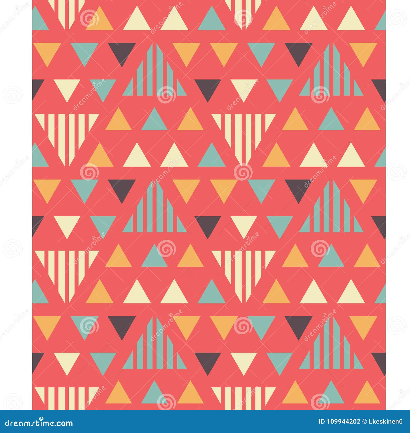 Irregular Triangles Seamless Pattern Stock Vector - Illustration of ...