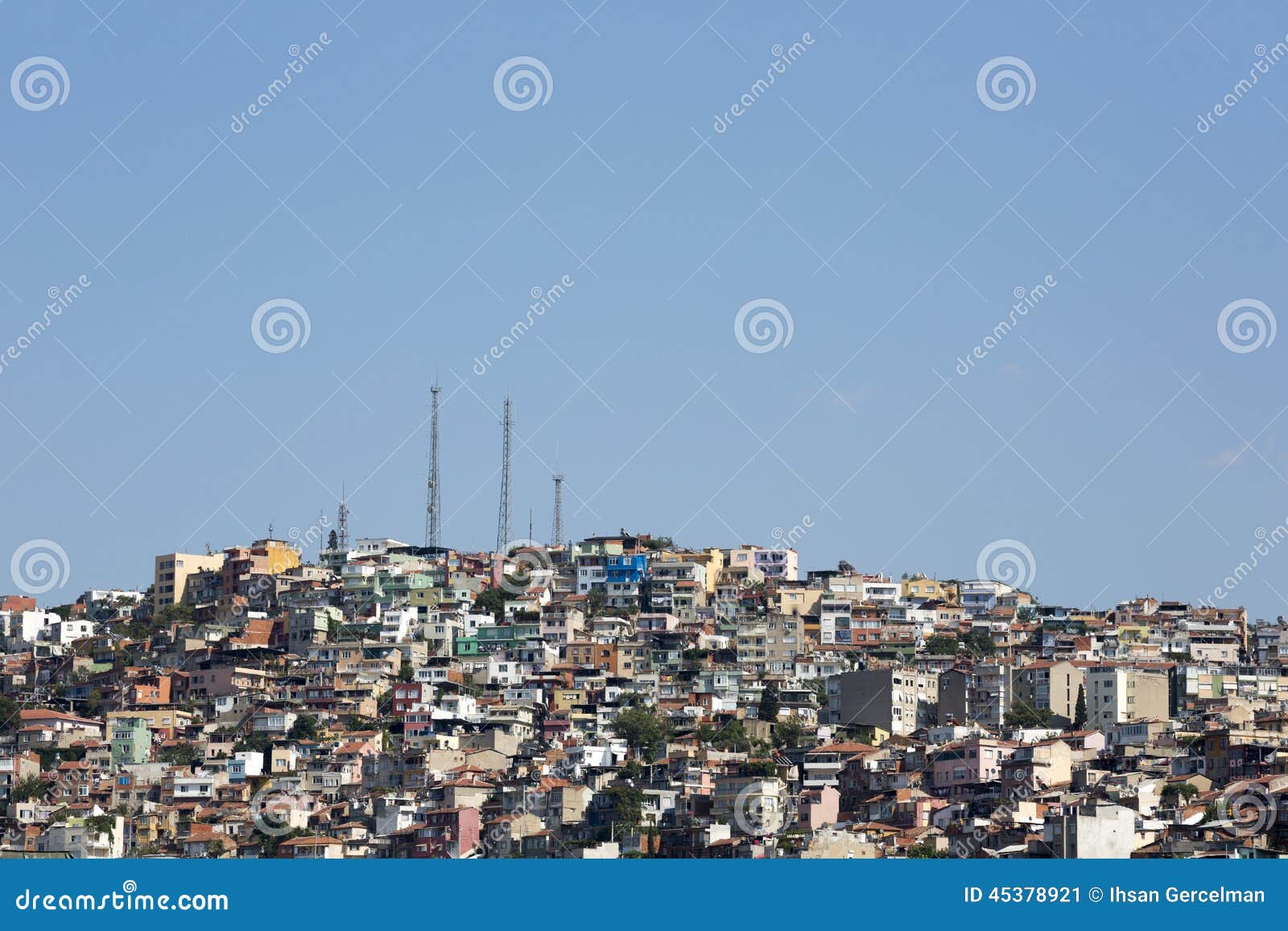 Irregular Urbanization in Izmir, Turkey Stock Image - Image of izmir ...