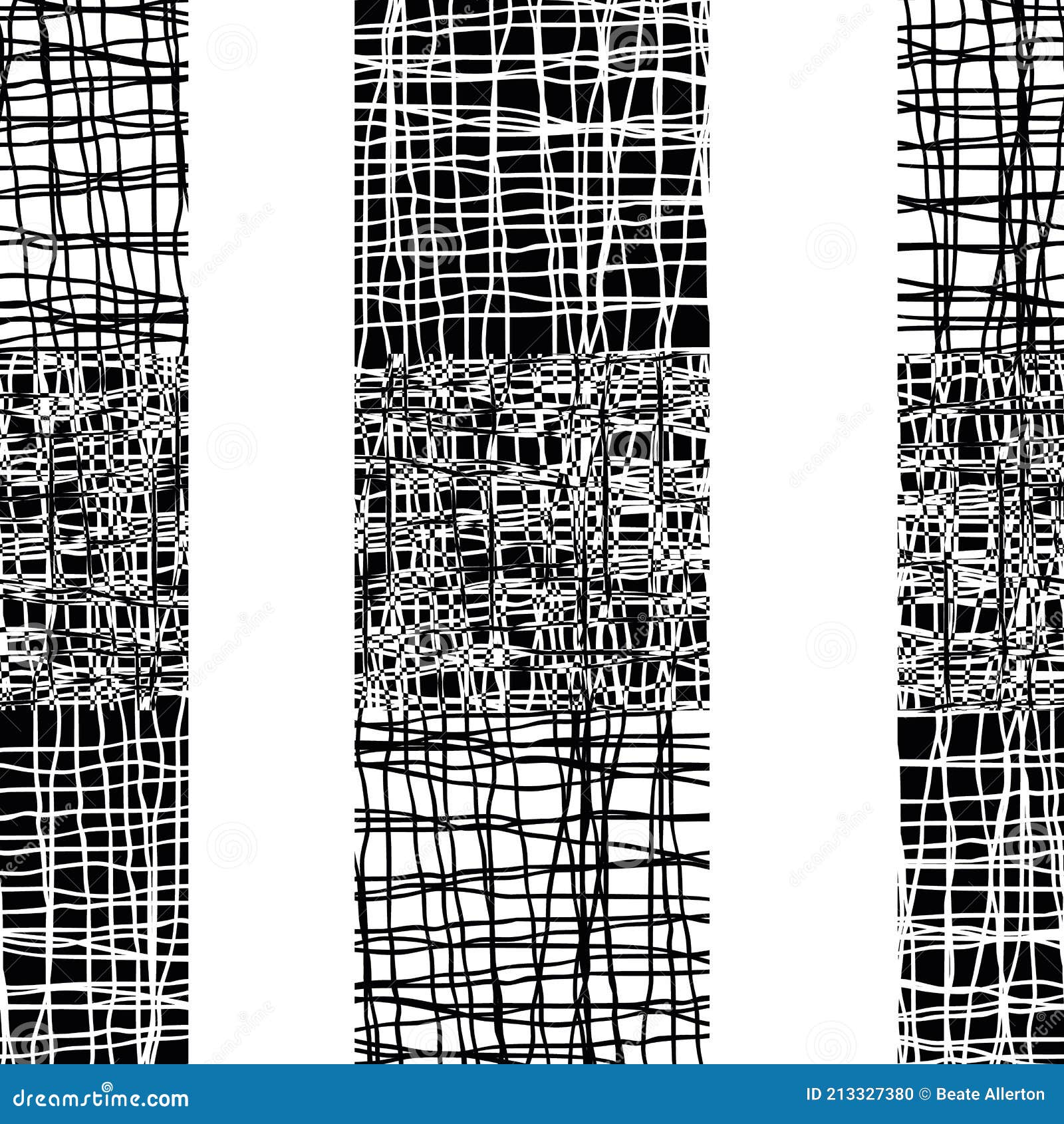 Irregular Vector Gauze Weave Effect Striped Seamless Pattern Background ...