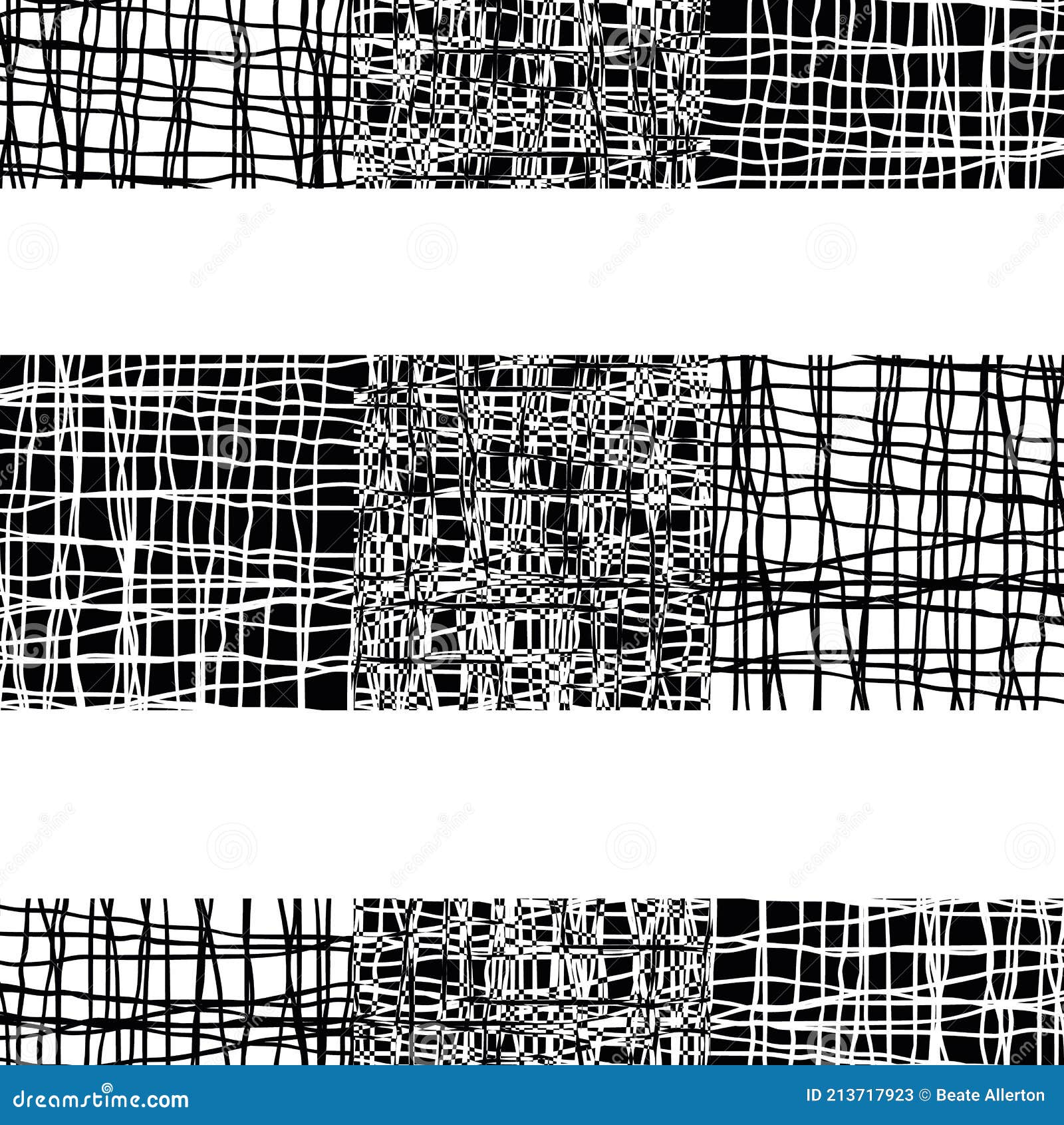 Irregular Vector Gauze Weave Effect Striped Seamless Pattern Background ...