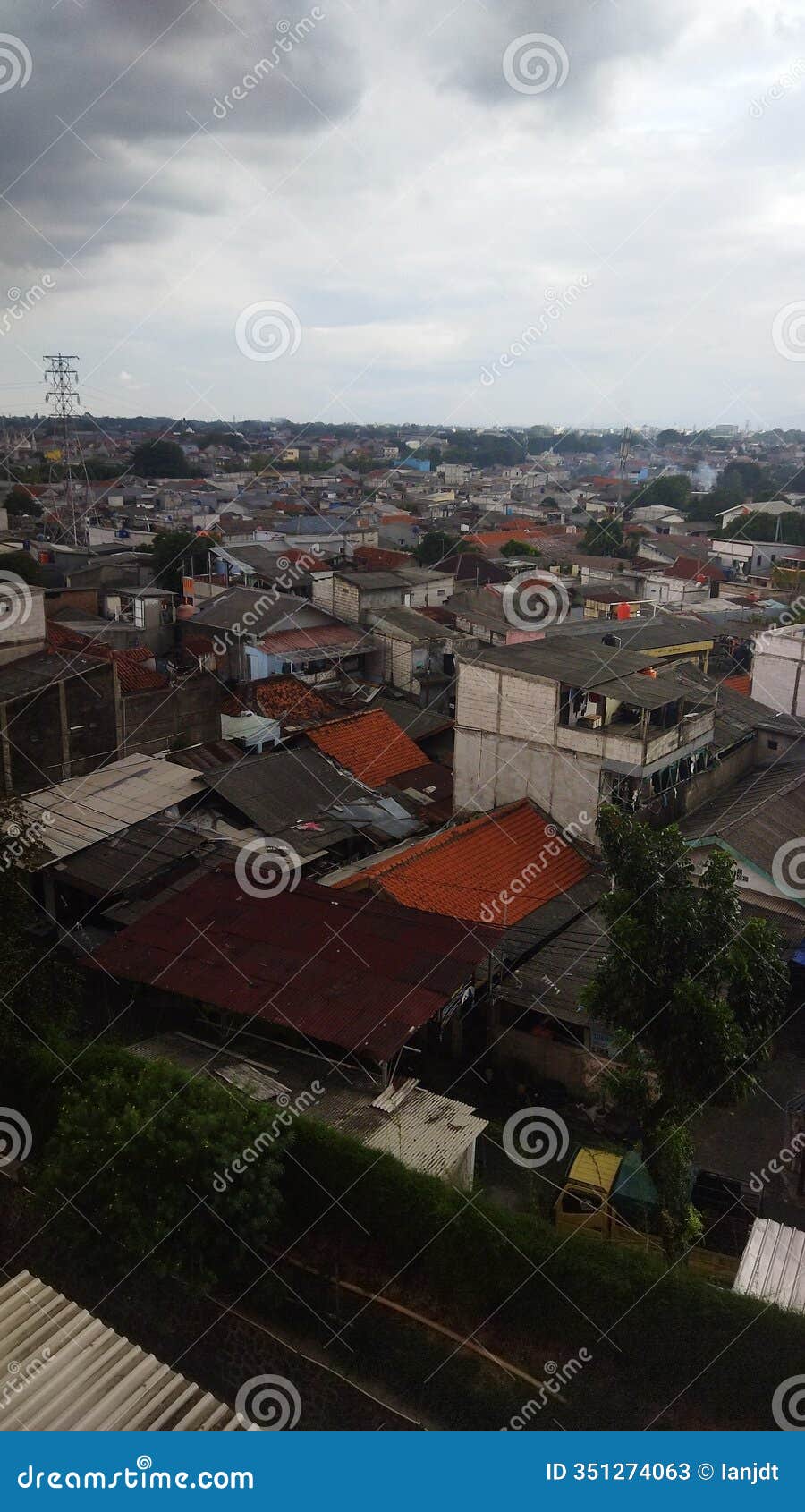 Irregular village stock image. Image of building, city - 351274063