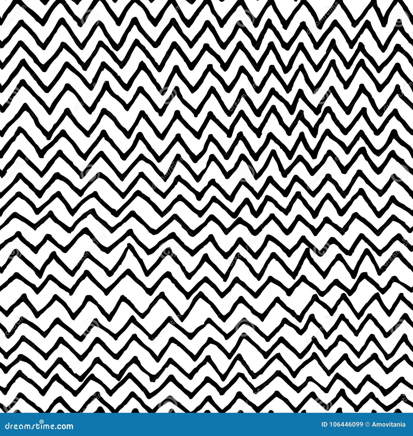 Irregular Zig zag Pattern stock vector. Illustration of composition - 106446099