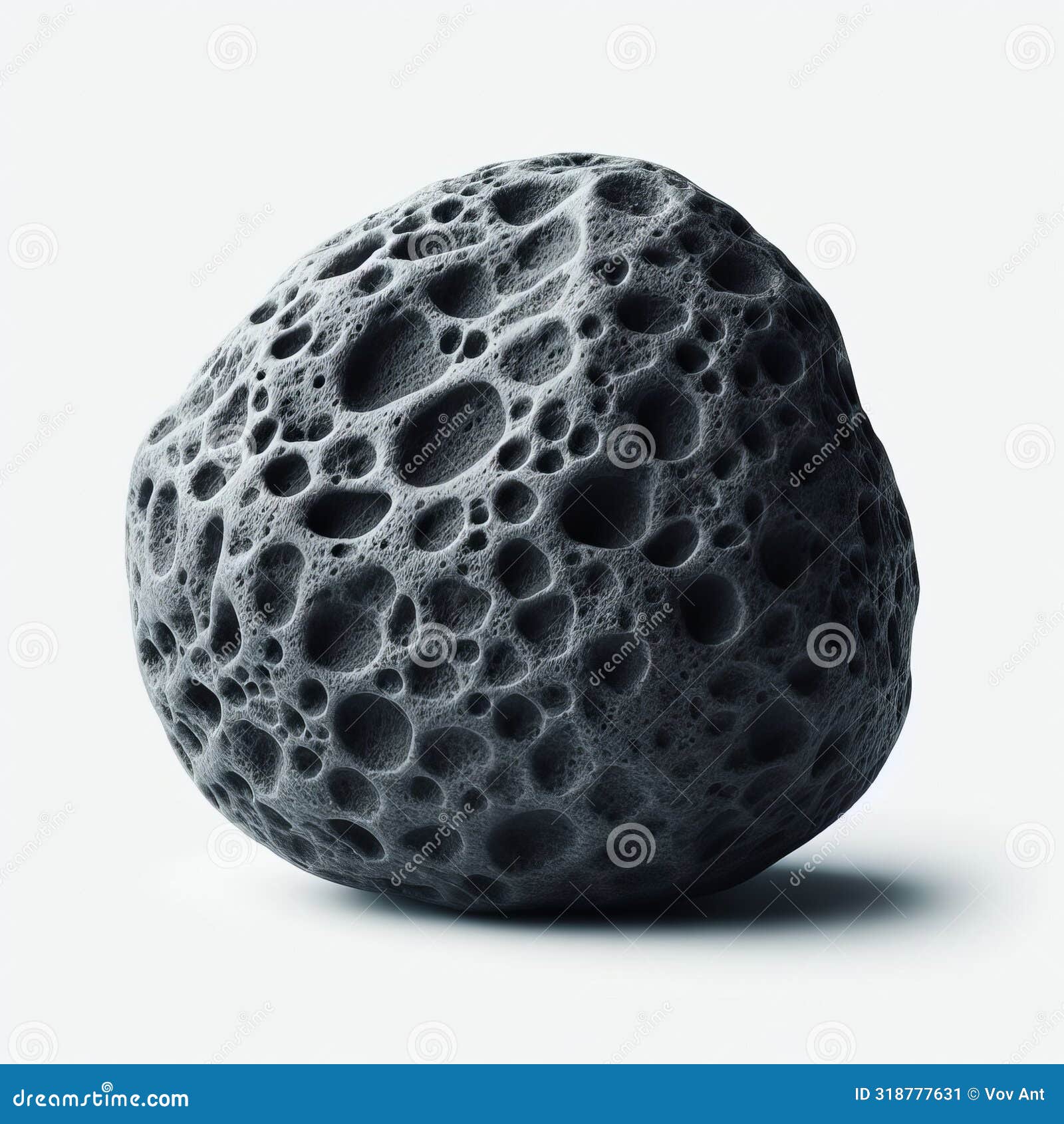 Irregularly Shaped Pebble with a Pitted Texture Rare Odd Stock ...