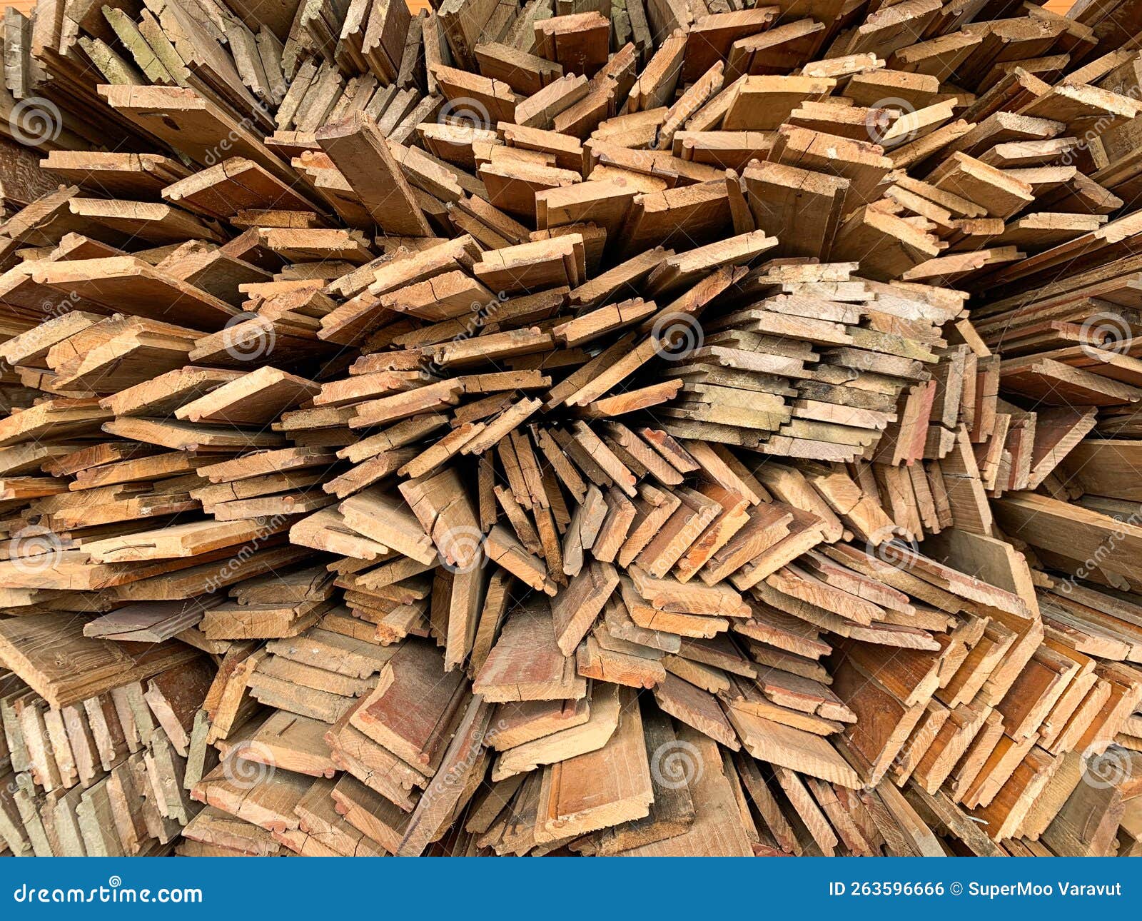 Irregularly Stacked Timber Abstract Background, Old Wooden Boards ...