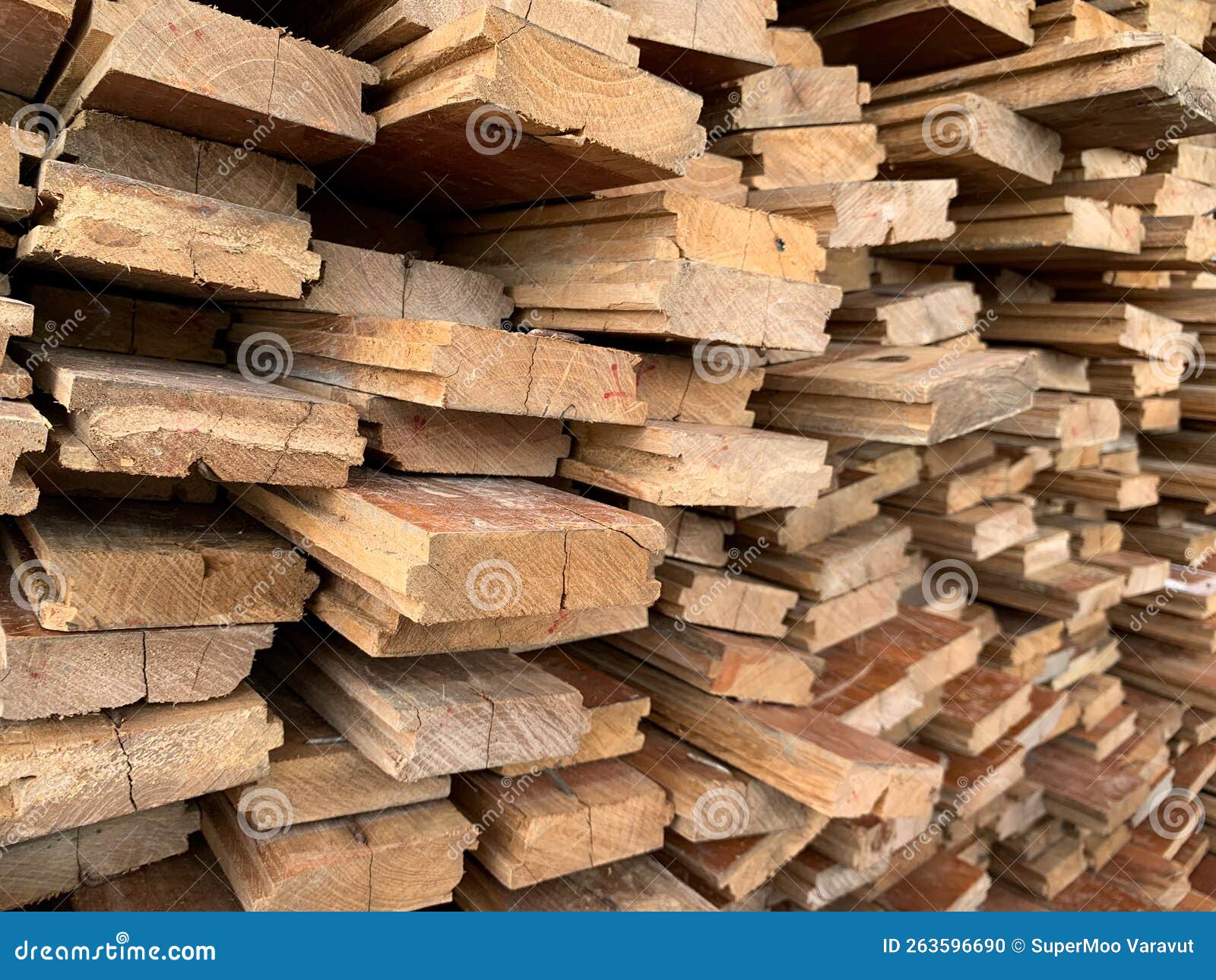 Irregularly Stacked Timber Abstract Background, Old Wooden Boards ...
