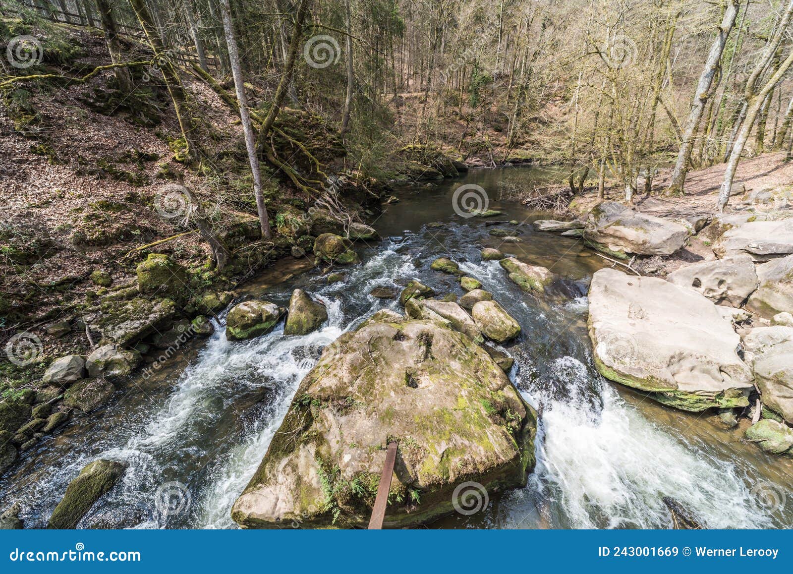 The Irrel Waterfall at the Teufelsschlucht , the Devils Gorge Nature ...
