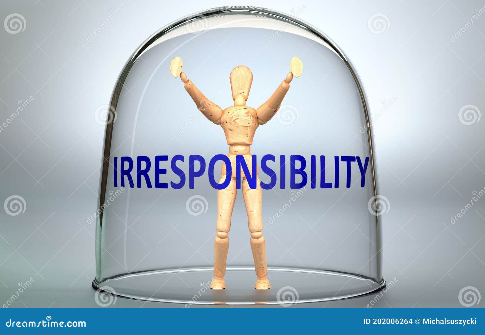Irresponsibility Inside Human Mind - Pictured As Word Irresponsibility ...