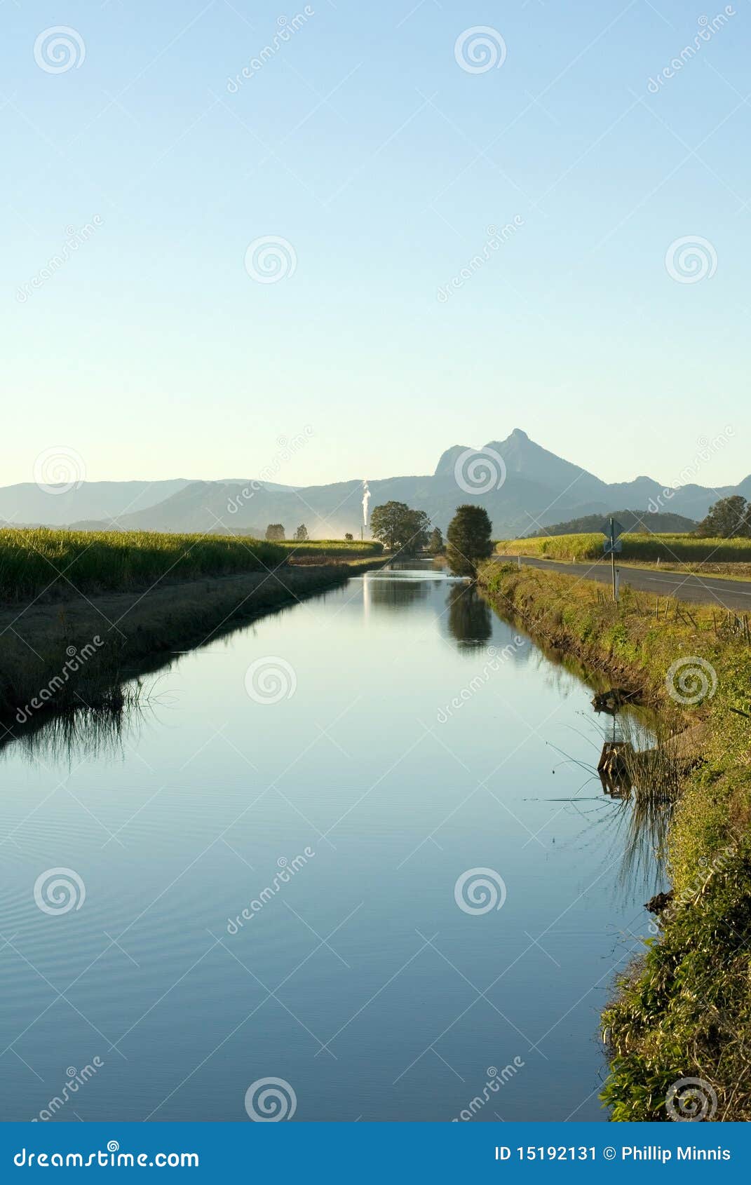 Irrigation Canal And Floodgate Royalty-Free Stock Photo | CartoonDealer ...