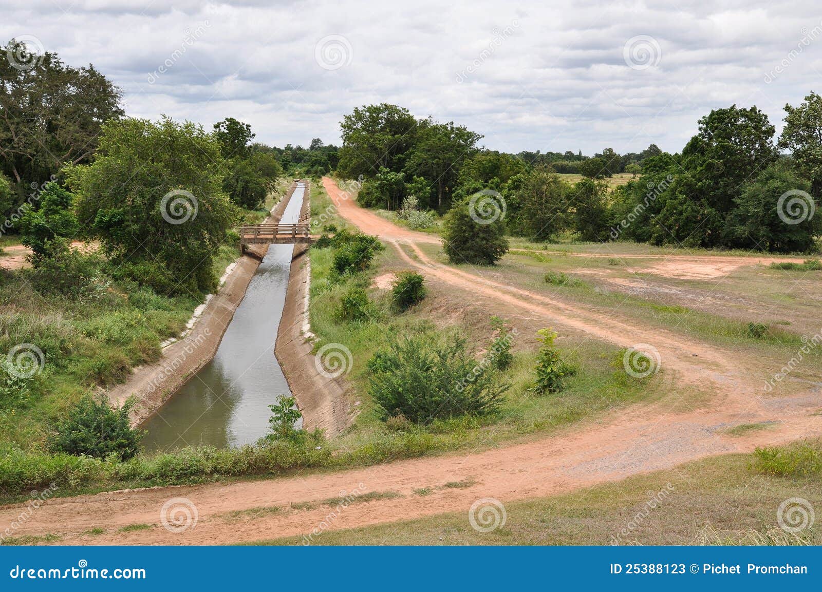Irrigation Canals In Urban Communities With Sewage And Garbage From ...