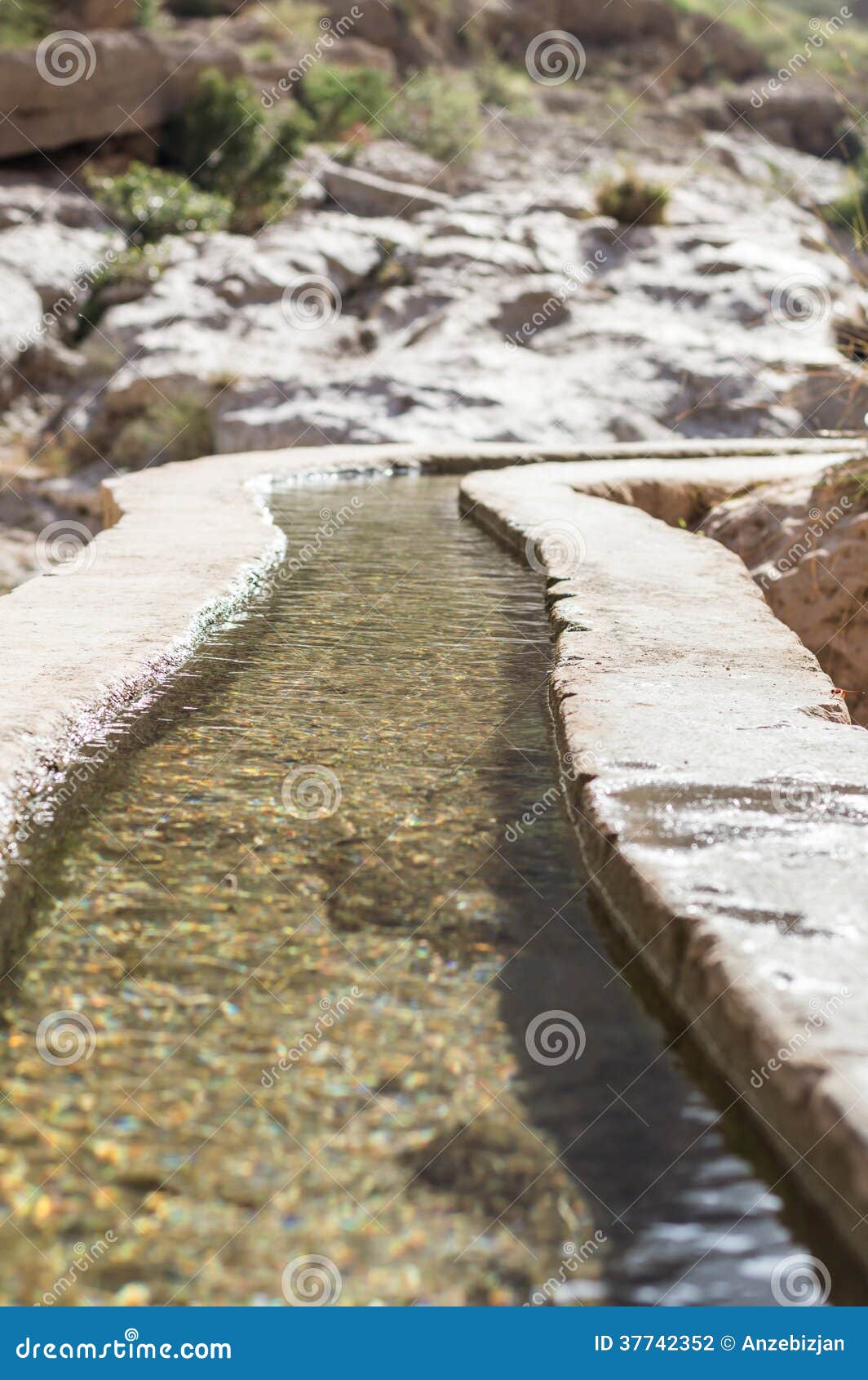 Irrigation channel stock photo. Image of watering, irrigation - 37742352