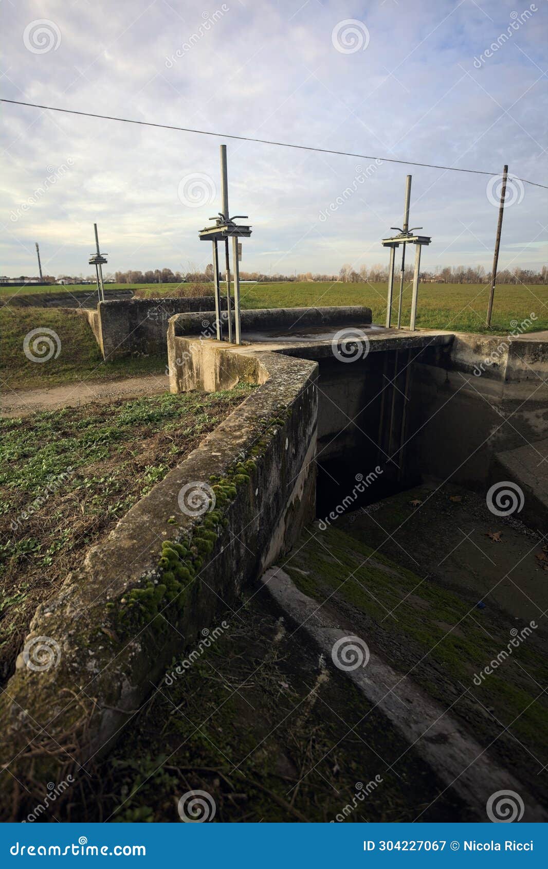 Irrigation channel stock image. Image of agricultural - 304227067