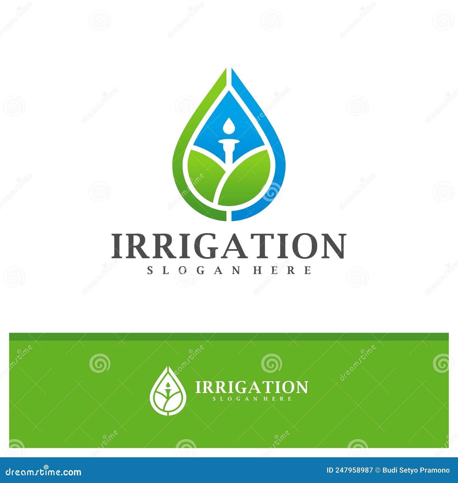 Irrigation Logo Design Vector, Creative Irrigation Logo Concepts ...