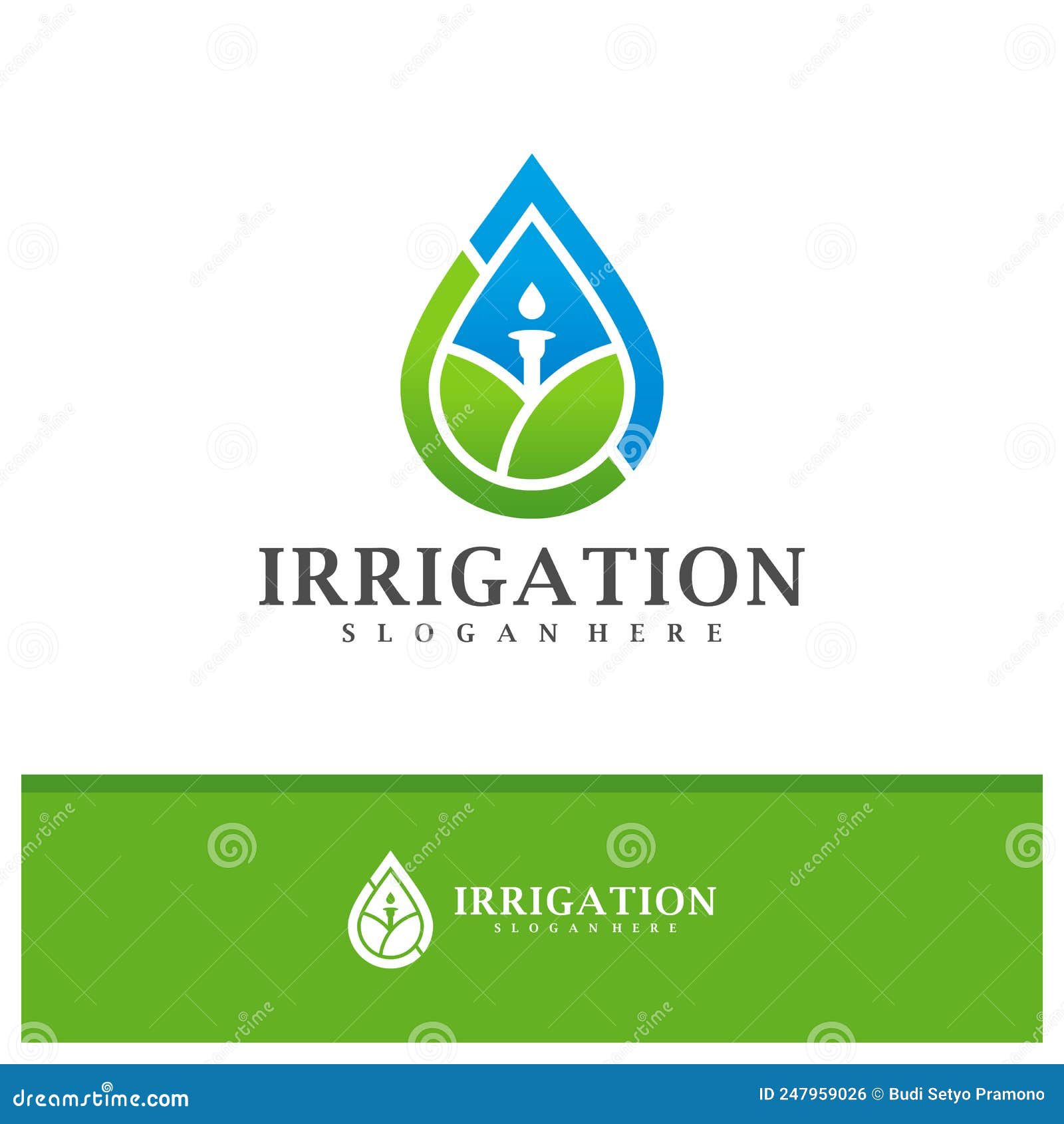 Irrigation Logo Design Vector, Creative Irrigation Logo Concepts ...