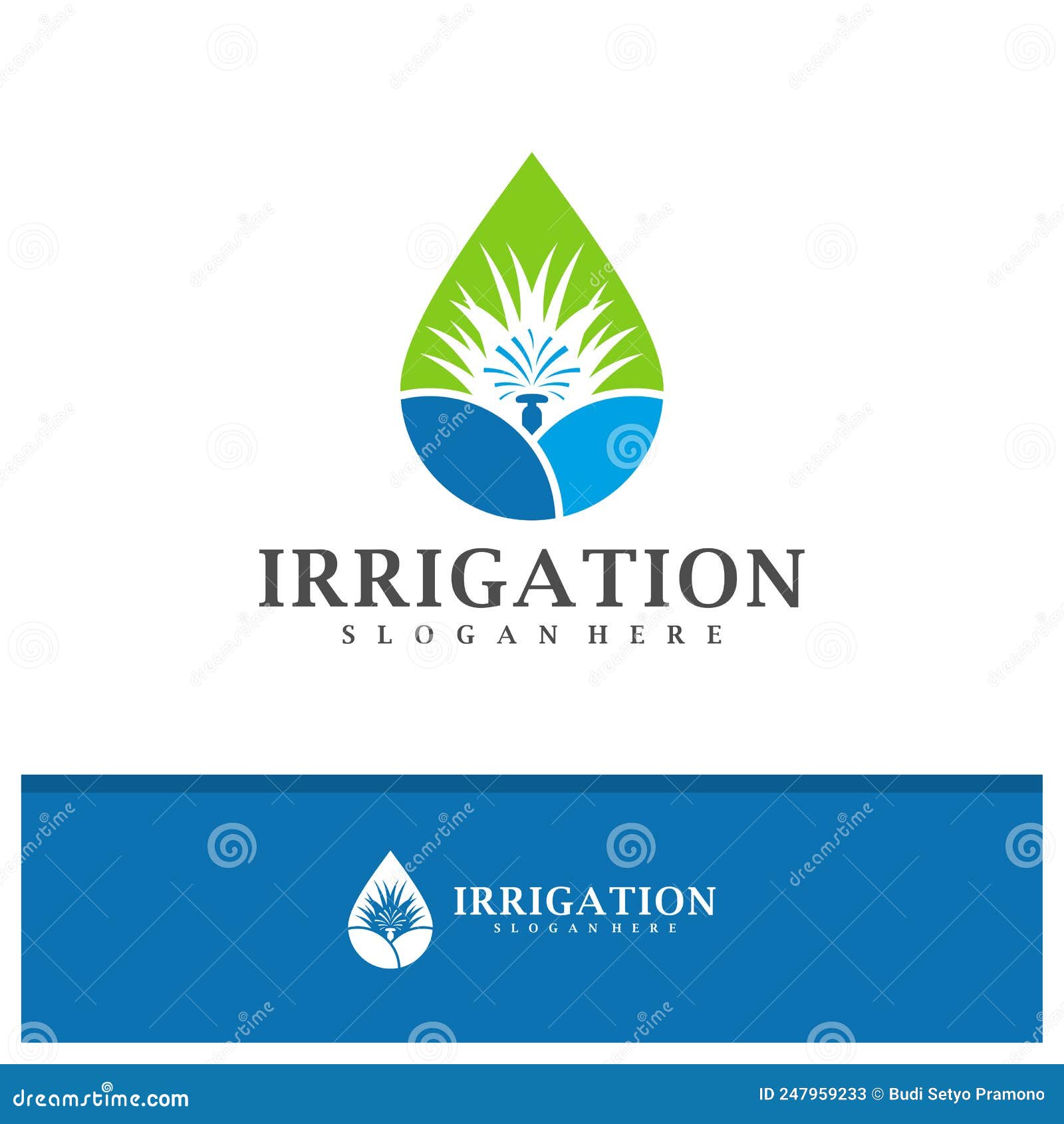 Irrigation Logo Design Vector, Creative Irrigation Logo Concepts ...