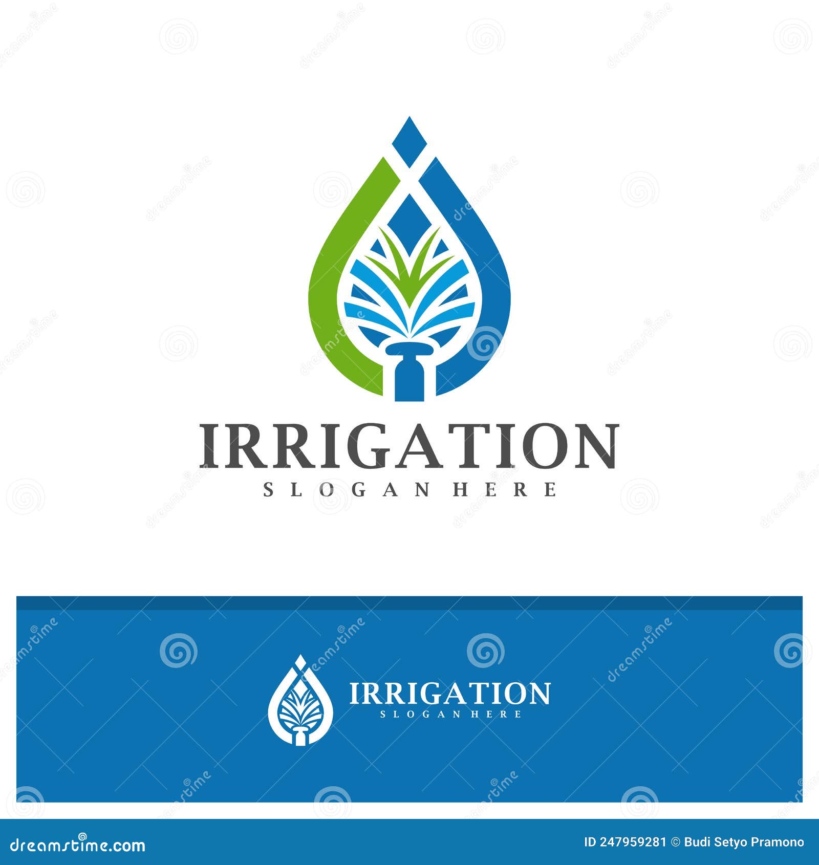 Irrigation Logo Design Vector, Creative Irrigation Logo Concepts ...