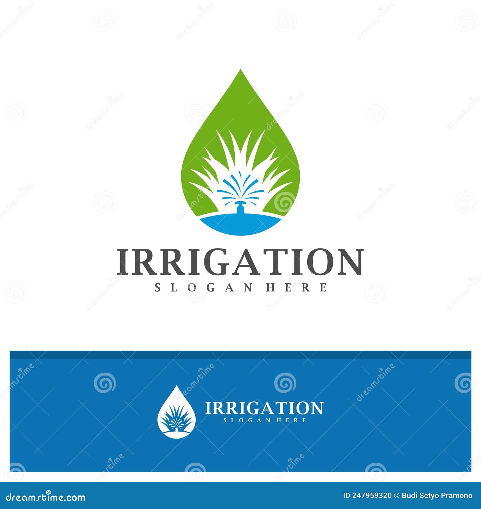 Irrigation Logo Design Vector, Creative Irrigation Logo Concepts ...