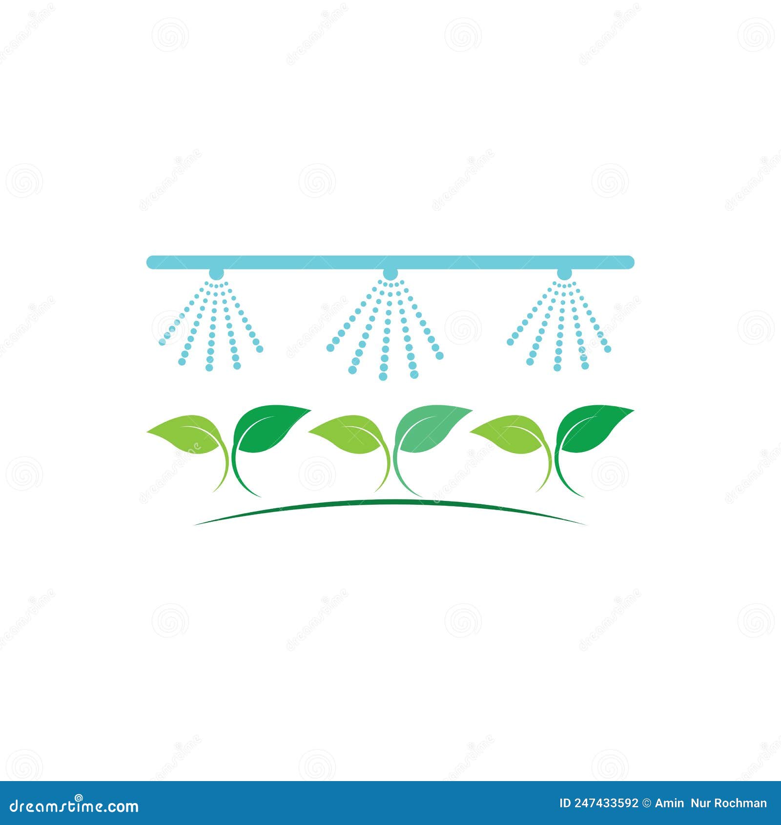 Irrigation Logo Design Vector. Icon Symbol. Template Illustration Stock ...