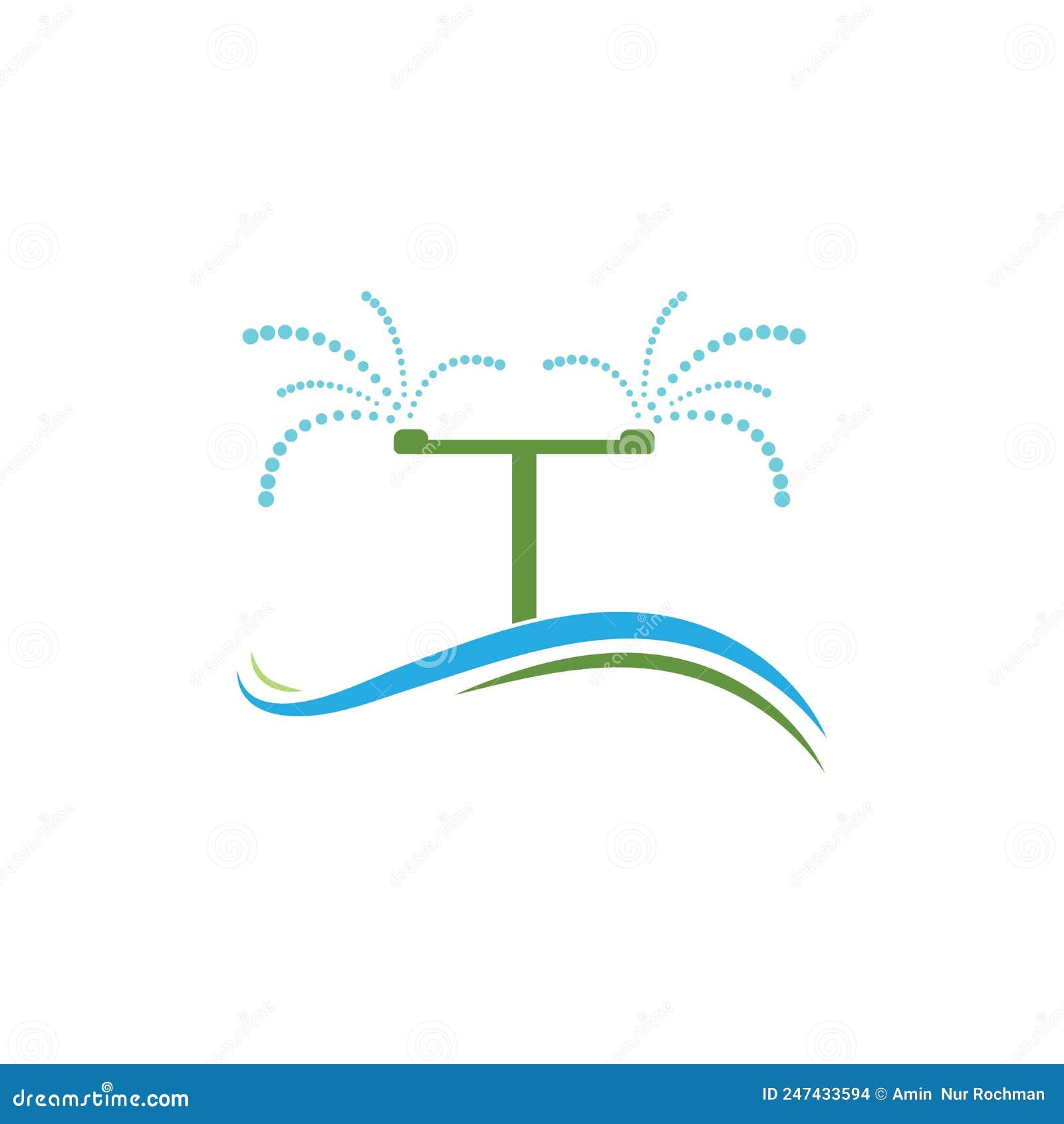 Irrigation Logo Design Vector. Icon Symbol. Template Illustration Stock ...