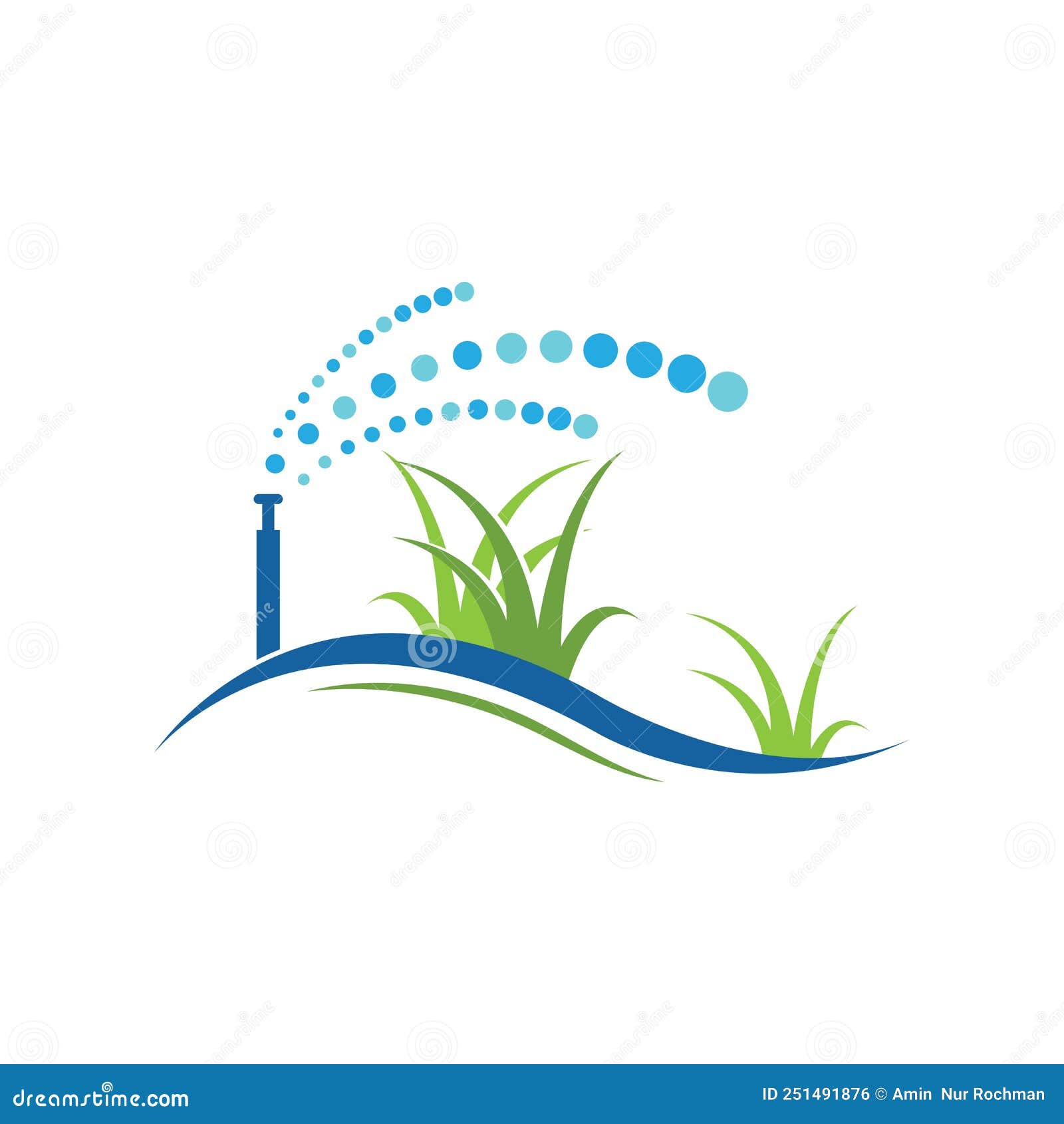 Irrigation Logo Design Vector. Icon Symbol Stock Vector - Illustration ...