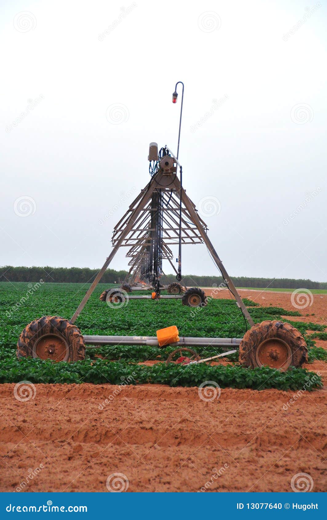 Irrigation Machine stock photo. Image of ground, grass - 13077640