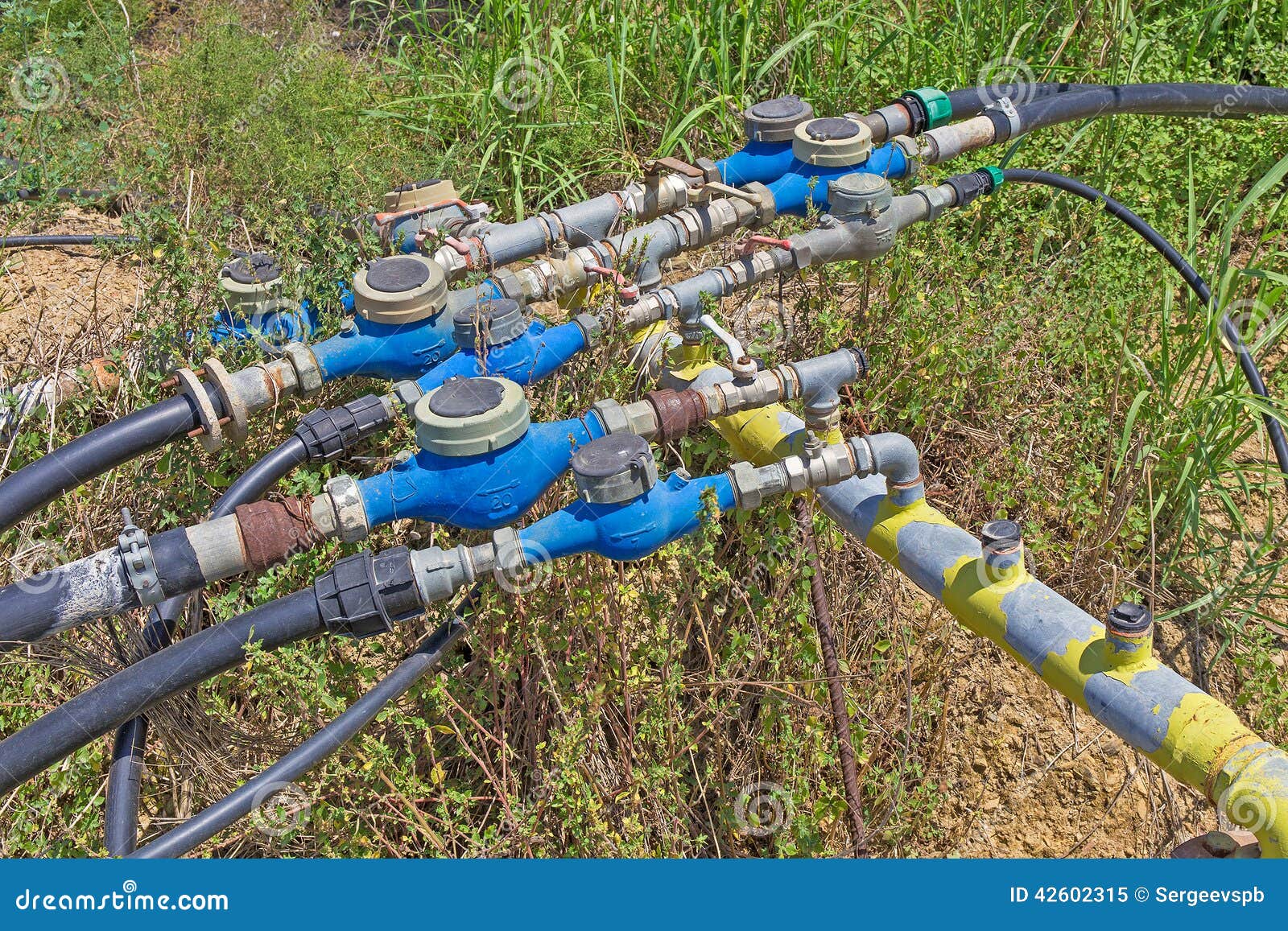 Irrigation pipe stock image. Image of farm, pipe, irrigation - 42602315