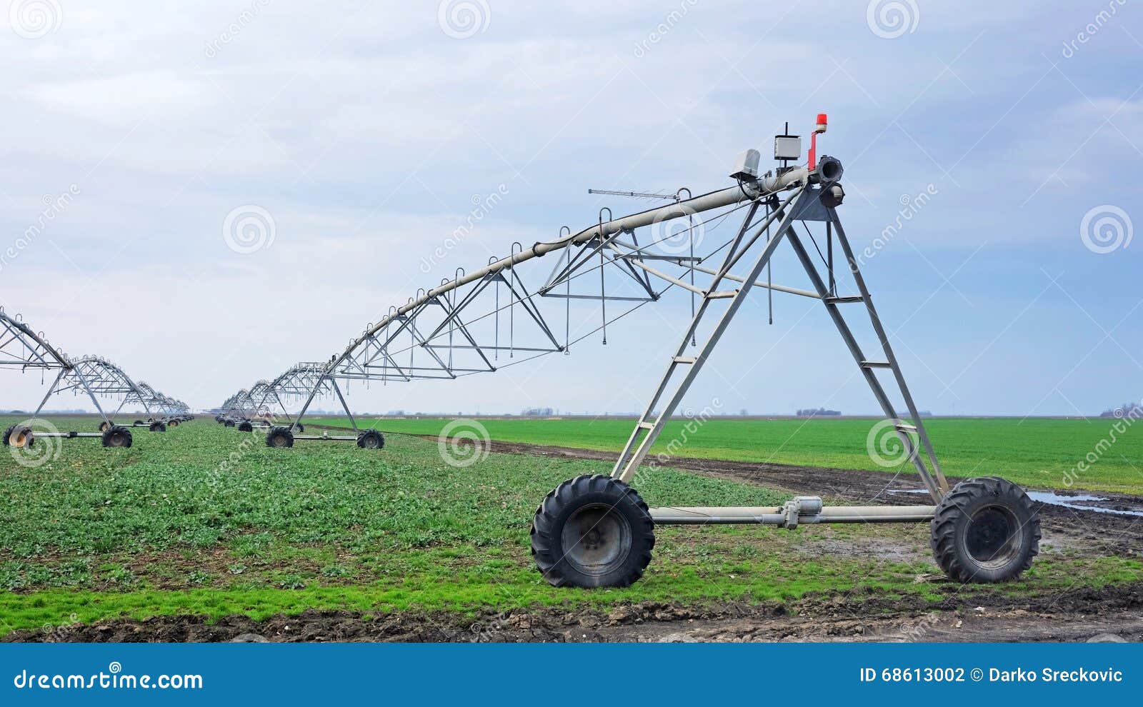 Irrigation pivot stock photo. Image of field, machine - 68613002