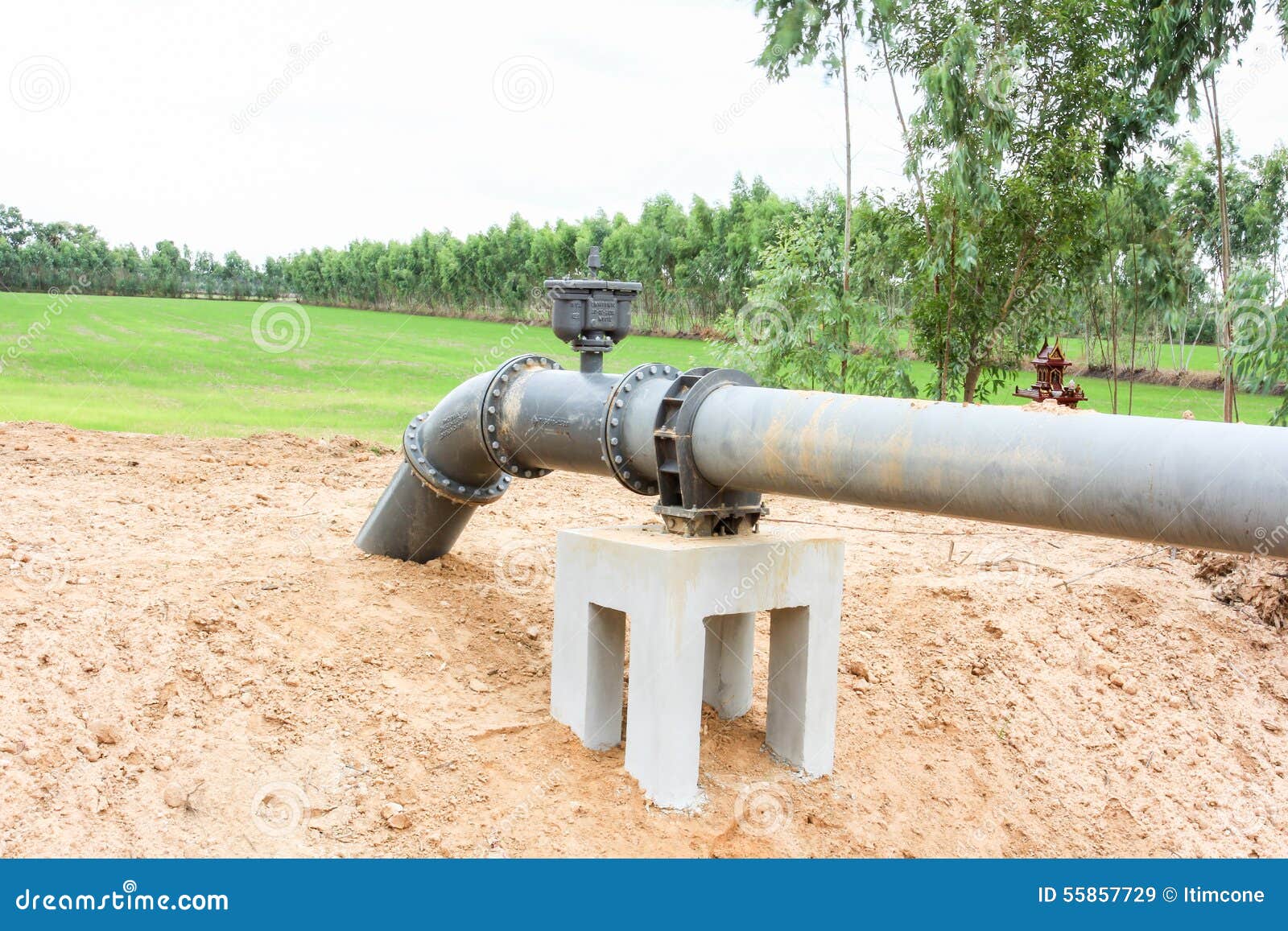 Irrigation Pumping Pipe System Royalty-Free Stock Photography ...