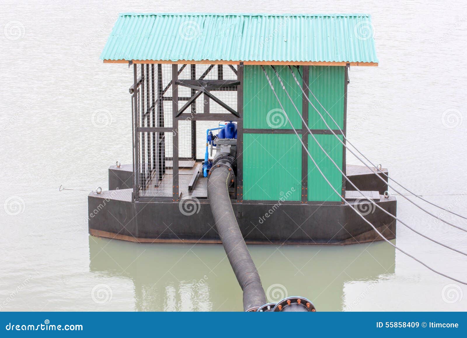 Irrigation pumping pipe stock image. Image of agriculture - 55858409