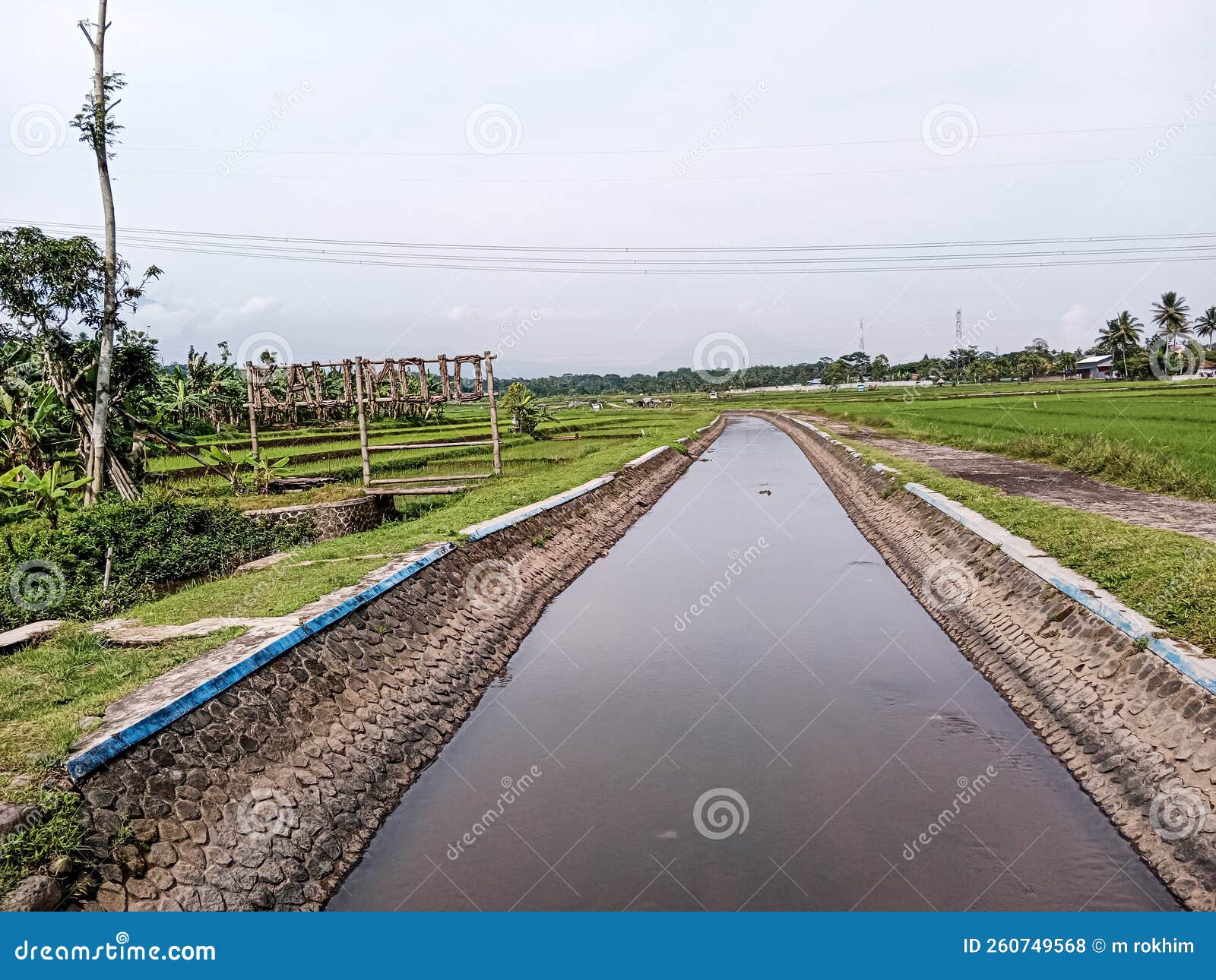 Irrigation Rivers and Roads that are in Accordance with the Management ...