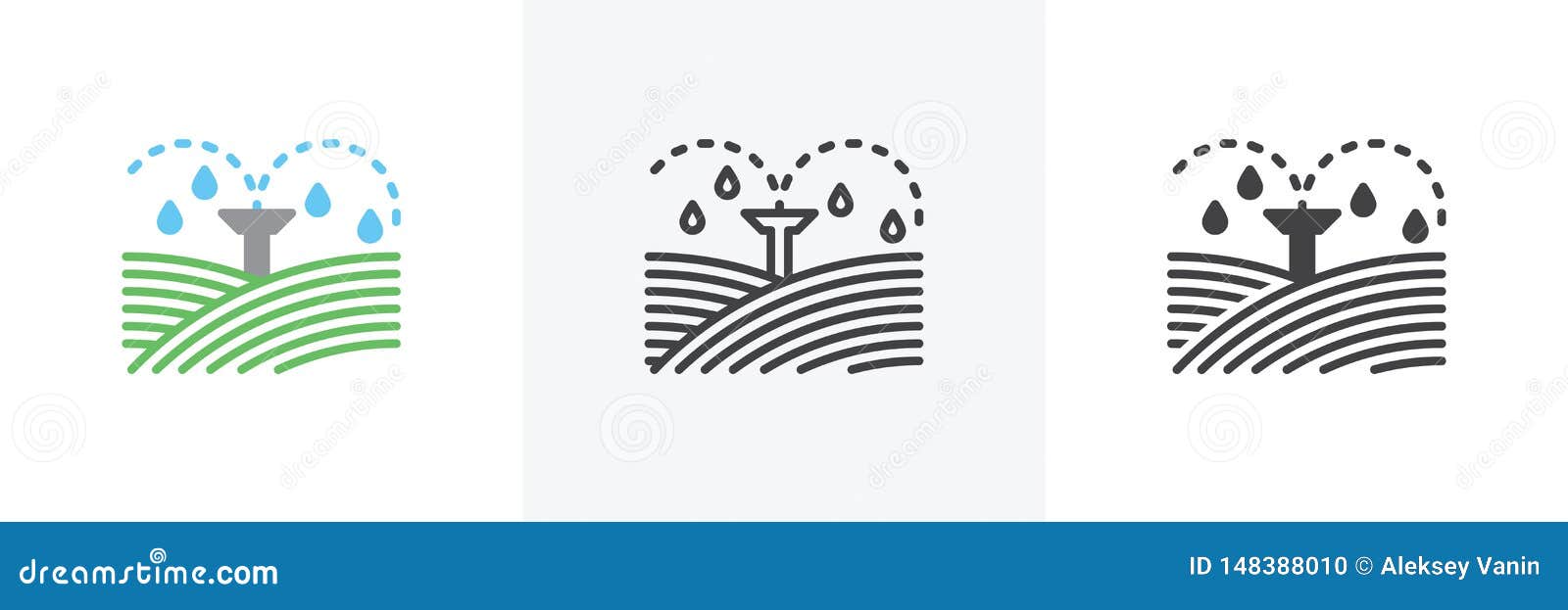 Irrigation sprinklers icon stock vector. Illustration of sprinkle ... Irrigation sprinklers icon stock vector. Illustration of sprinkle ...
