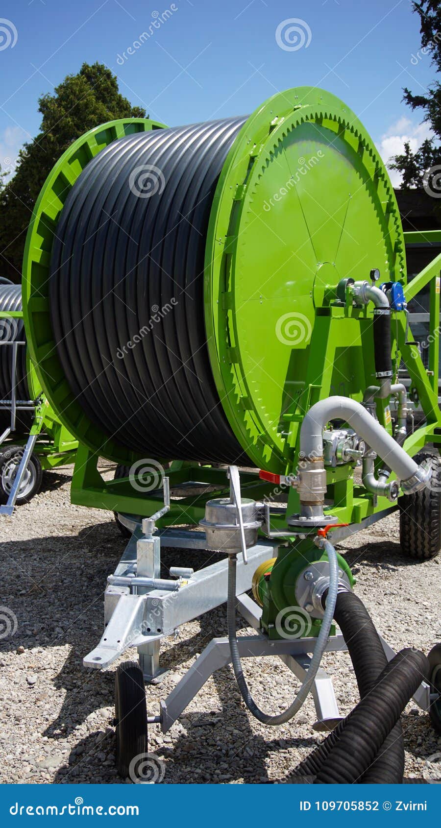 Irrigation machine stock photo. Image of plants, machine - 109705852