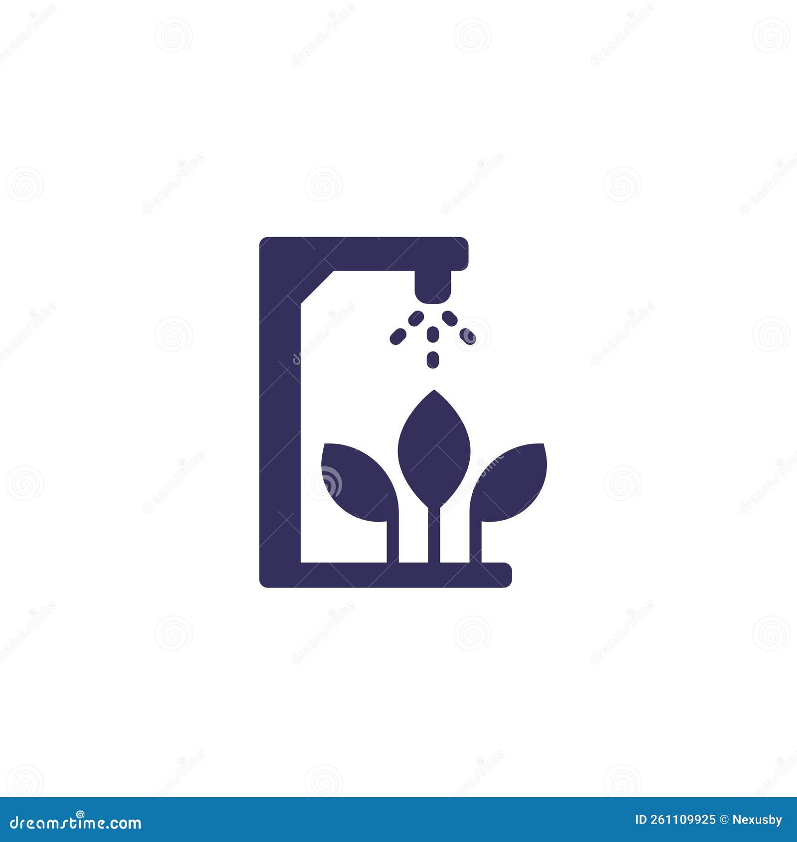 Irrigation System for Watering Plants Icon Stock Vector - Illustration ...