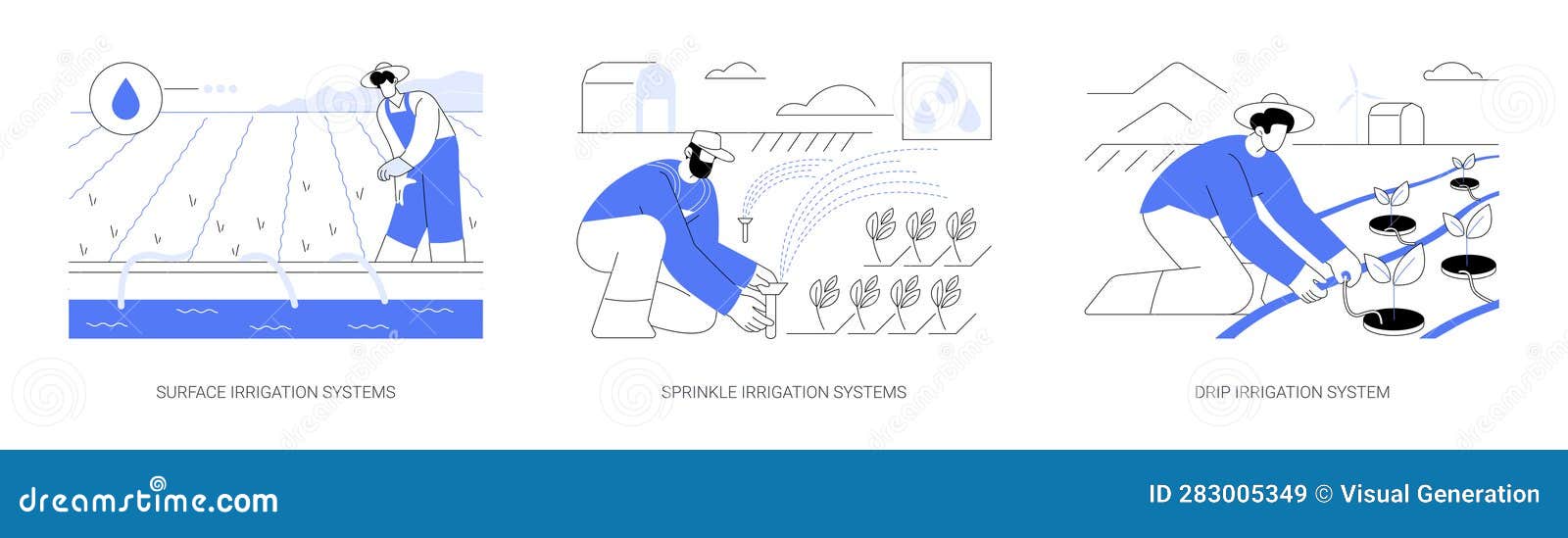 Irrigation Systems Abstract Concept Vector Illustrations. Stock Vector ... Irrigation Systems Abstract Concept Vector Illustrations. Stock Vector ...