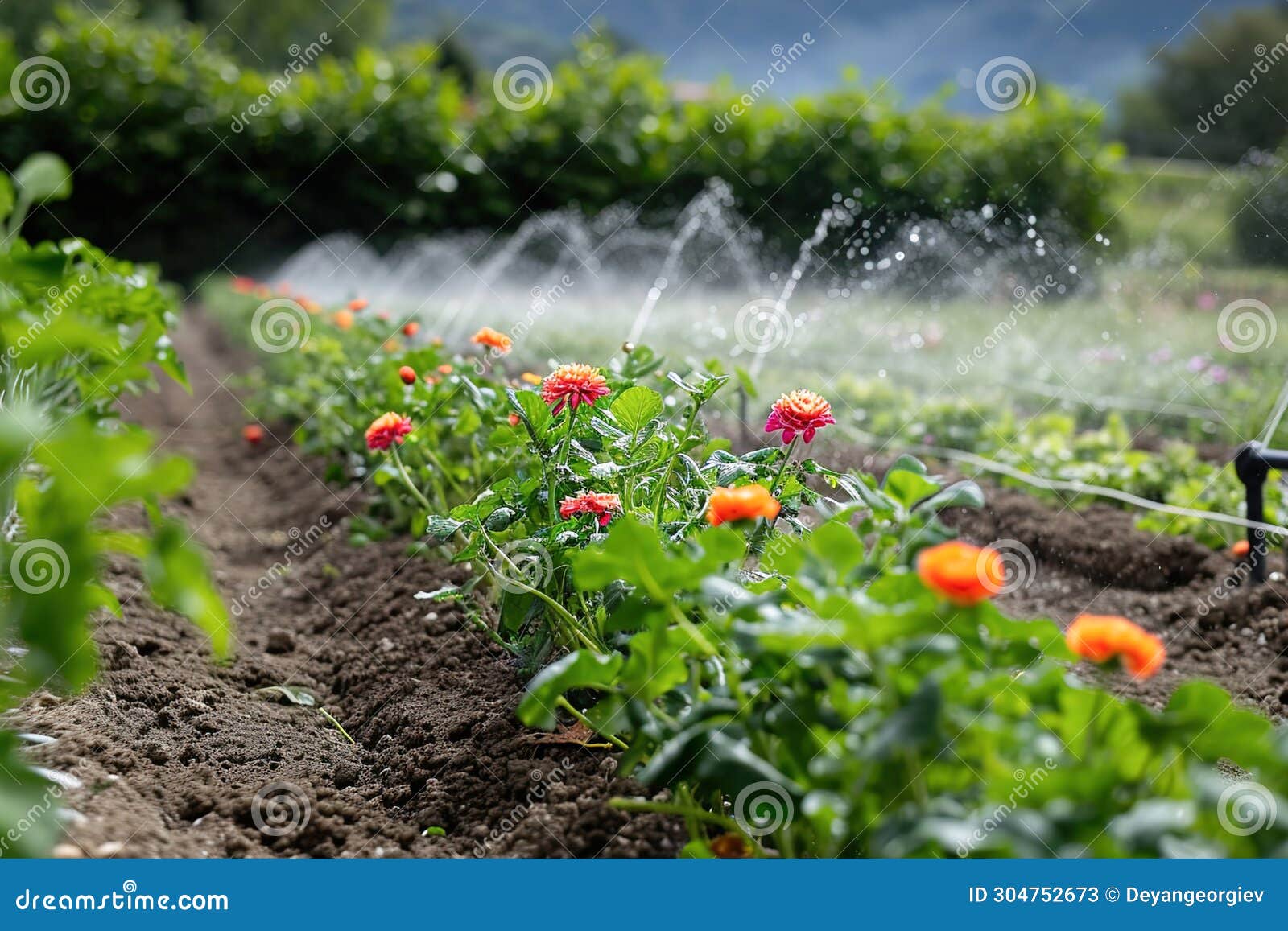 Irrigation Systems Such As Drip Irrigation, Soaker Hoses, and Sprinkler ...
