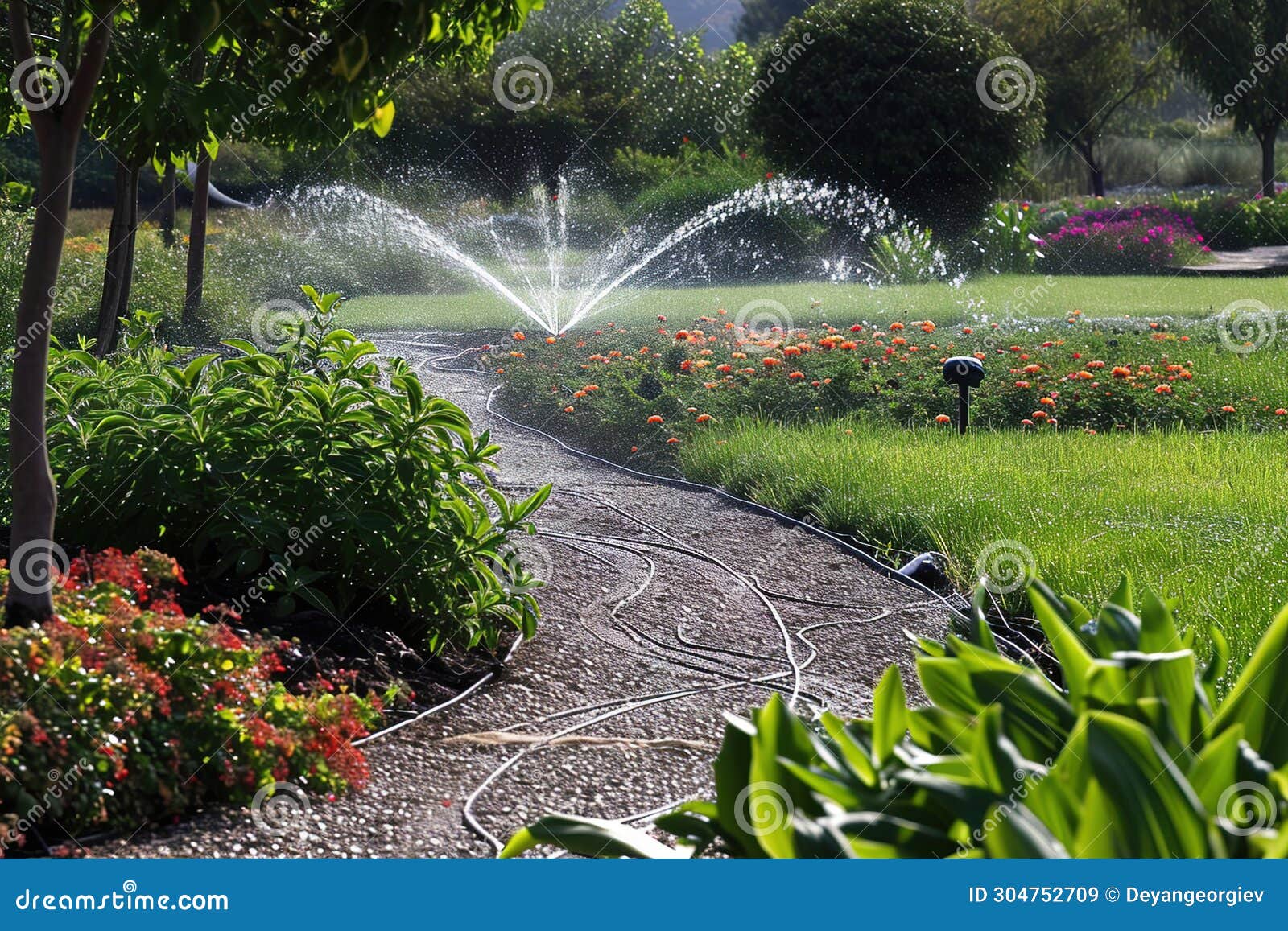 Irrigation Systems Such As Drip Irrigation, Soaker Hoses, and Sprinkler ...