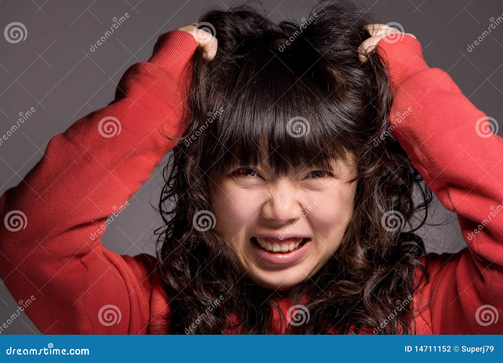 Irritable woman stock photo. Image of portrait, people - 14711152