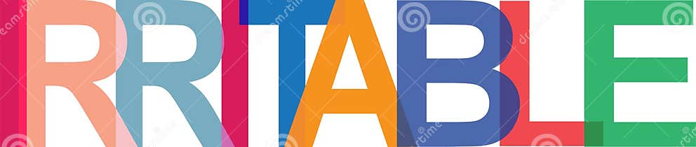 Irritable word on white stock illustration. Illustration of snippy ...