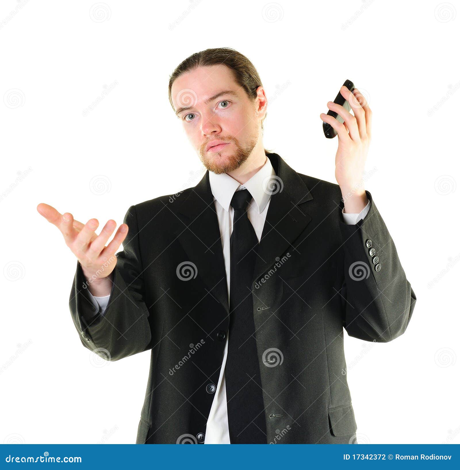 Irritated businessman stock photo. Image of adult, angry - 17342372