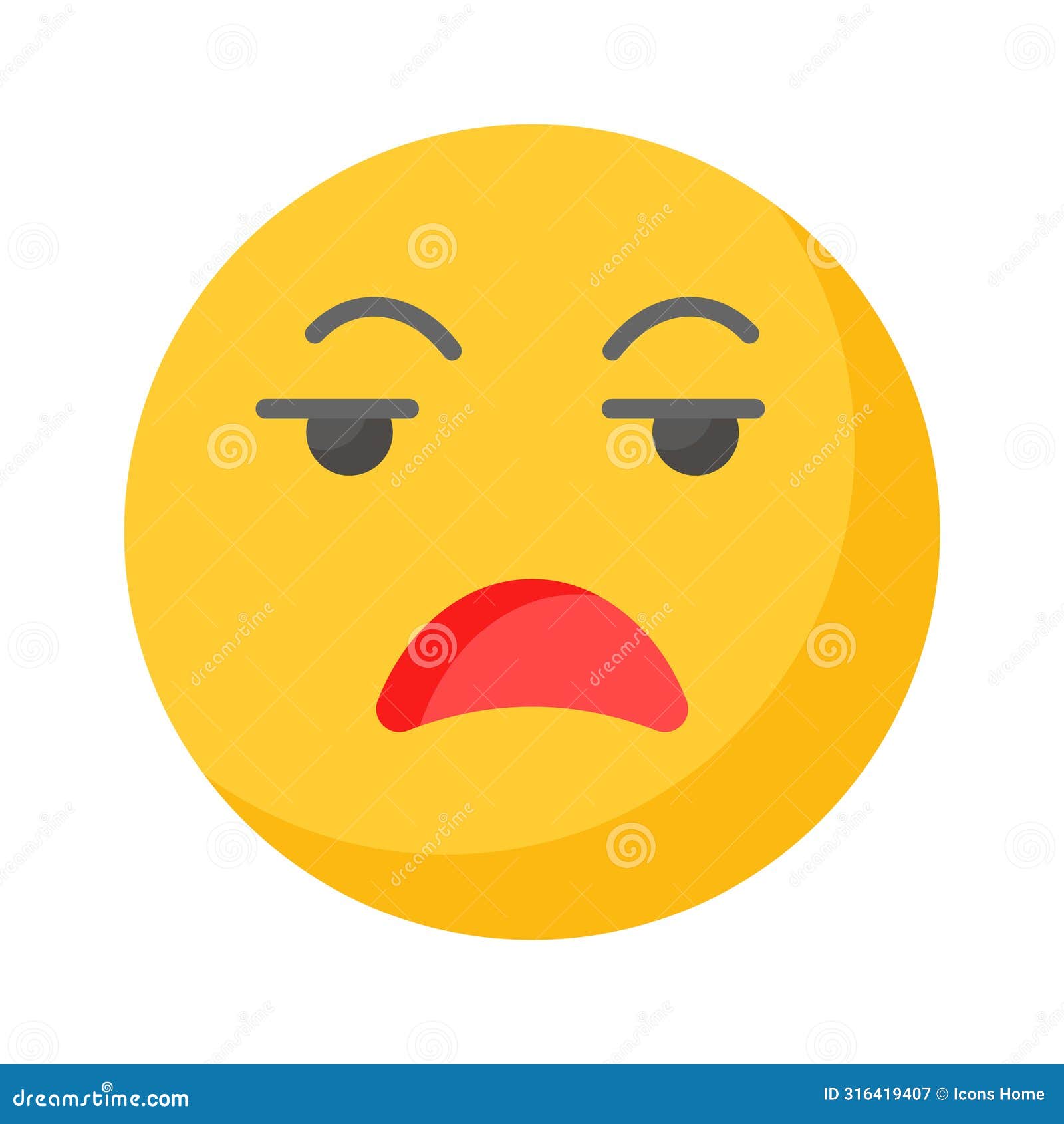 Irritated Emoji Vector Design, Ready To Use and Download Premium Vector ...
