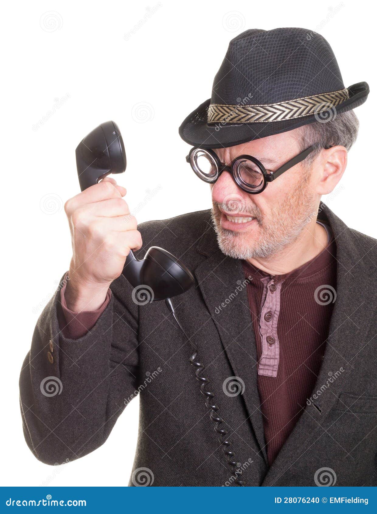 Irritating Phone Call stock photo. Image of thick, white - 28076240