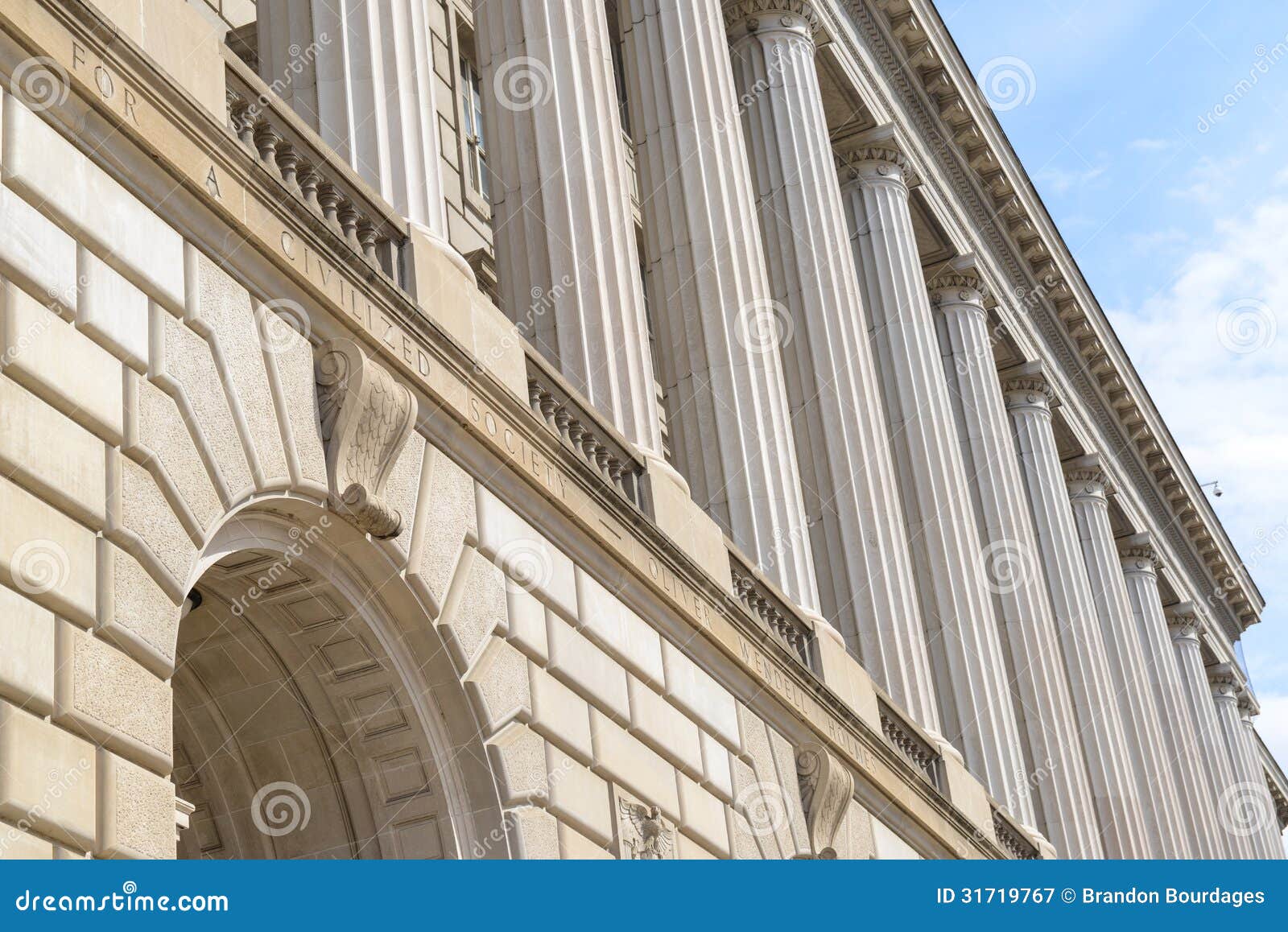 IRS Building stock image. Image of bill, district, deficit - 31719767