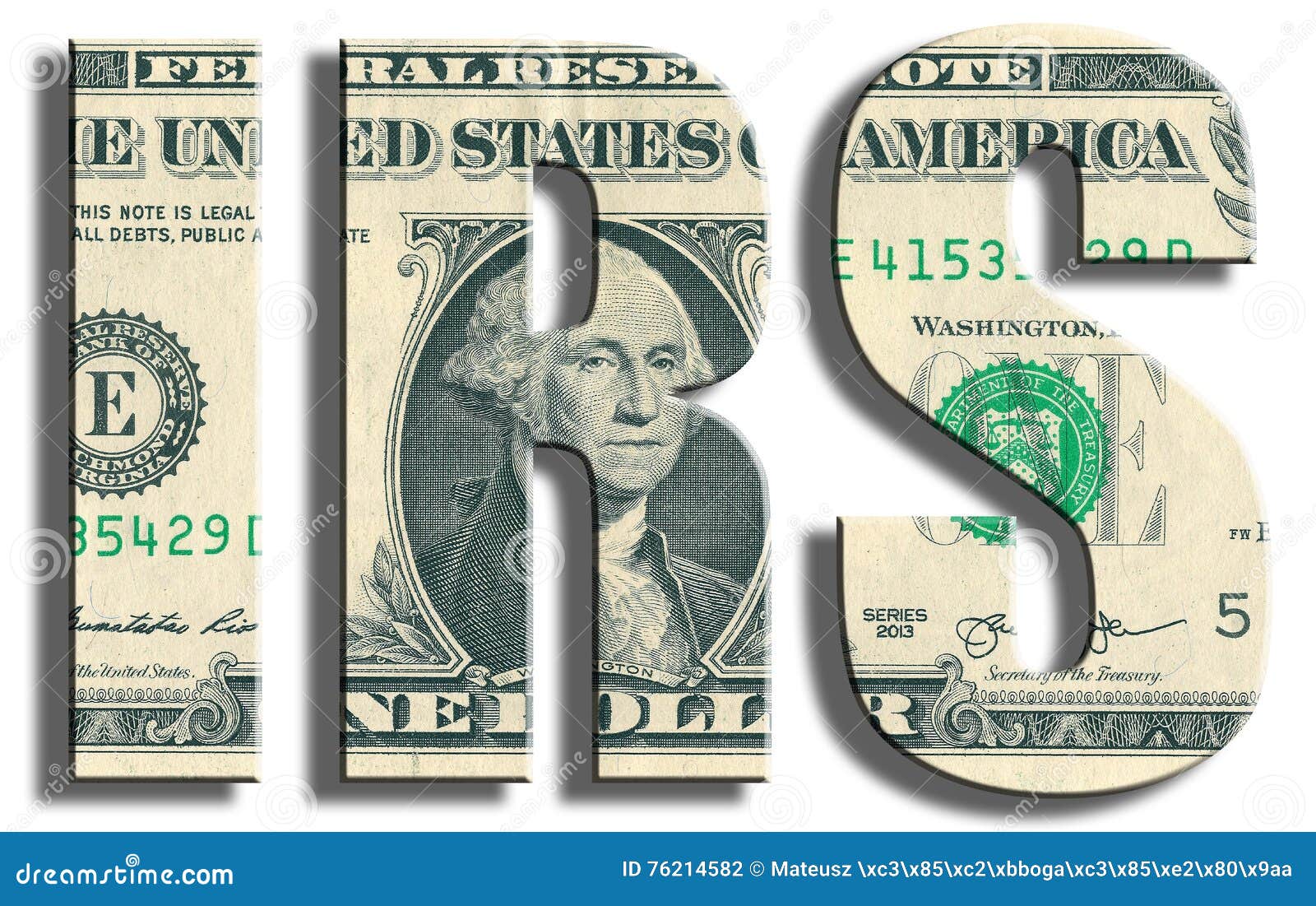 IRS - Internal Revenue Service. Stock Illustration - Illustration of ...