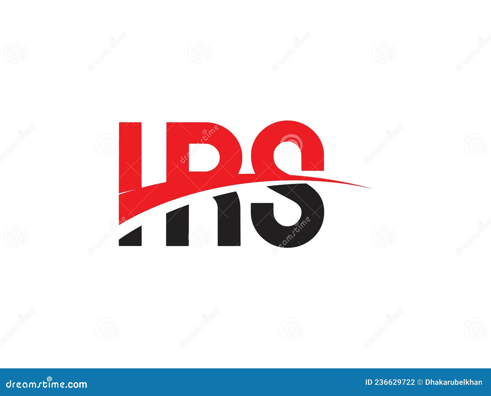 IRS Letter Initial Logo Design Vector Illustration Stock Vector ...