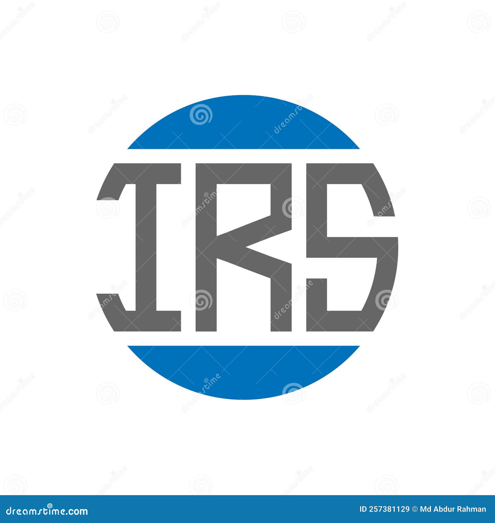 IRS Letter Logo Design on White Background. IRS Creative Initials ...