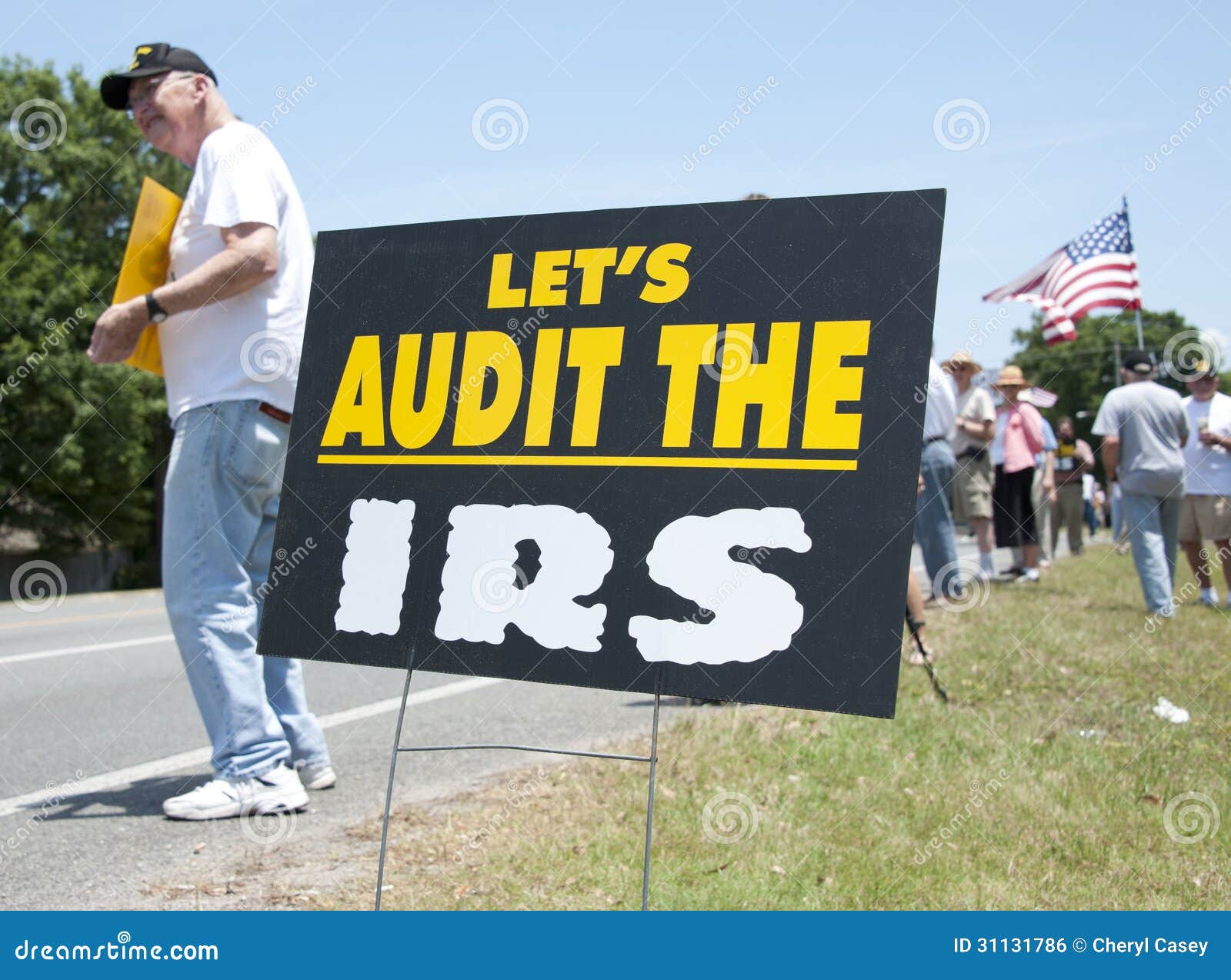 IRS Protest editorial photo. Image of protester, internal - 31131786