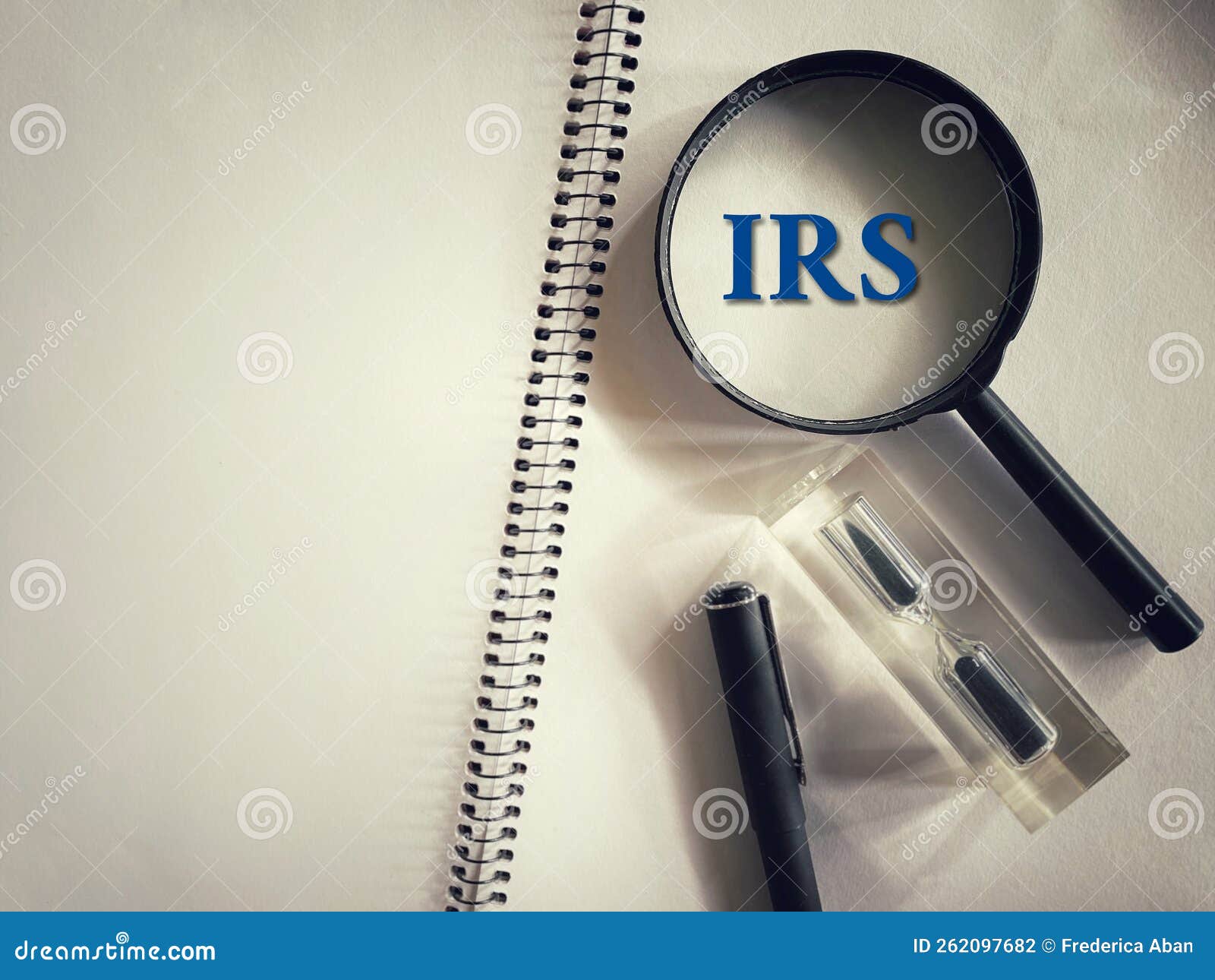 IRS Text in Vintage Background. Business Concept Stock Photo - Image of ...