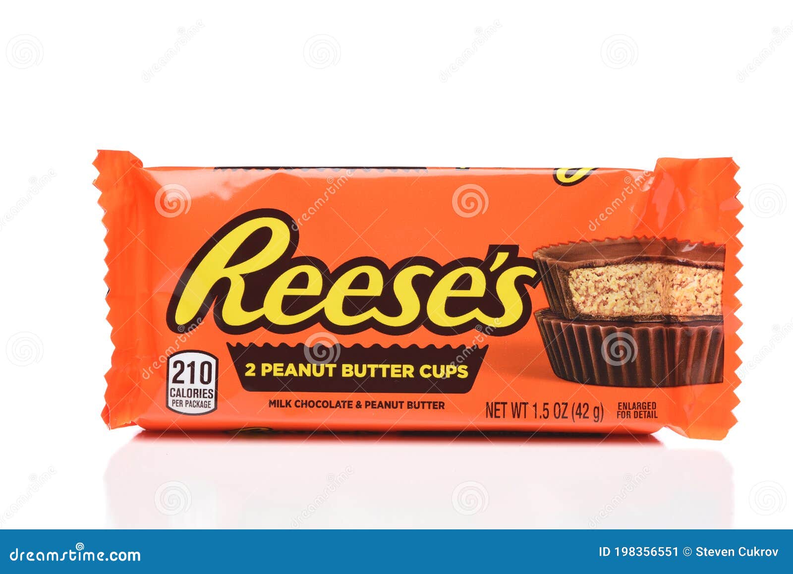 IRVINE, CALIFORNIA - 6 OCT 2020: a Package of Two Reeses Peanut Butter ...