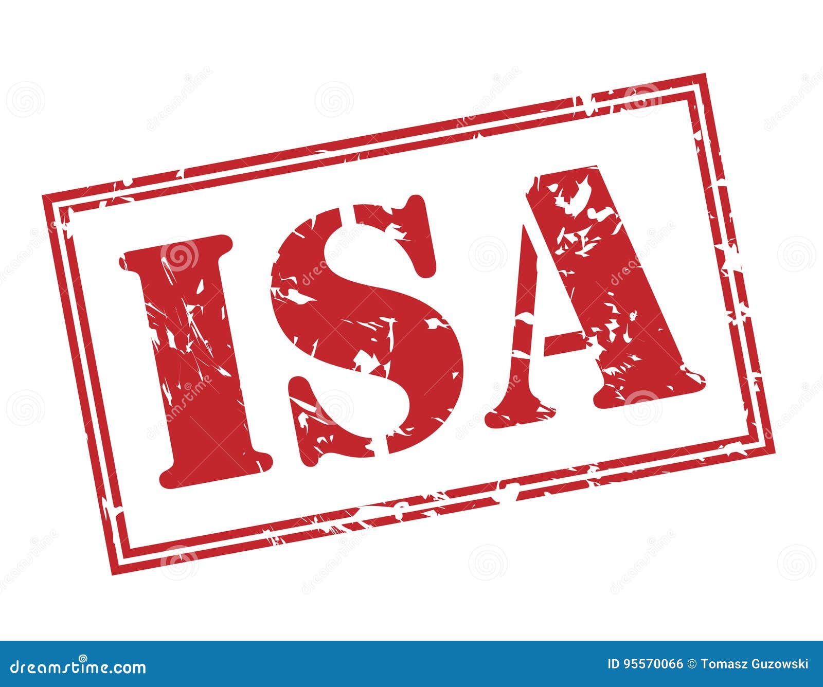 Isa stamp stock illustration. Illustration of banner - 95570066