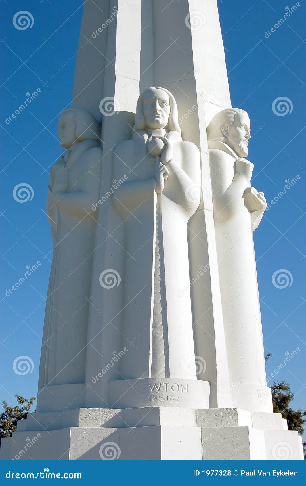 Isaac Newton stock photo. Image of monument, newton, california - 1977328