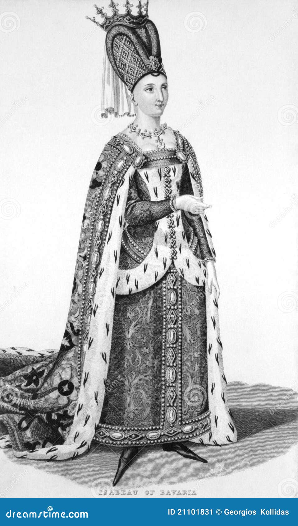 Isabeau of Bavaria editorial photo. Image of royalty - 21101831